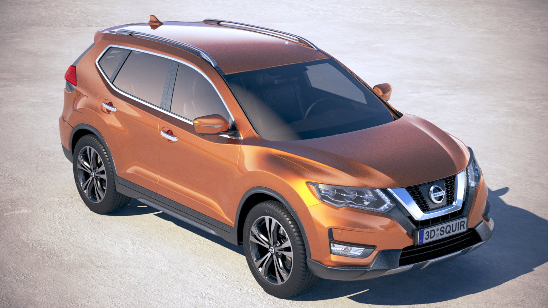 Nissan x-trail crossover 3D model - TurboSquid 1274223