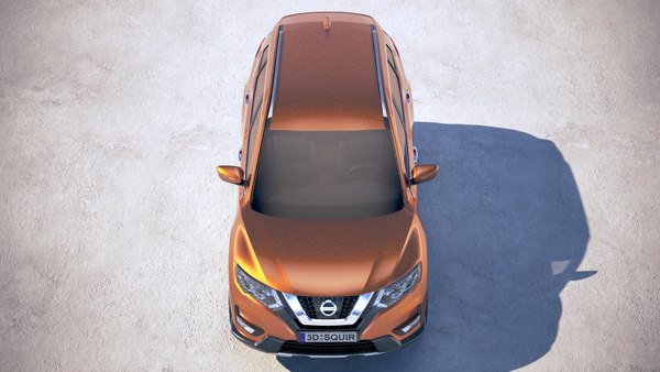 Nissan x-trail crossover 3D model - TurboSquid 1274223