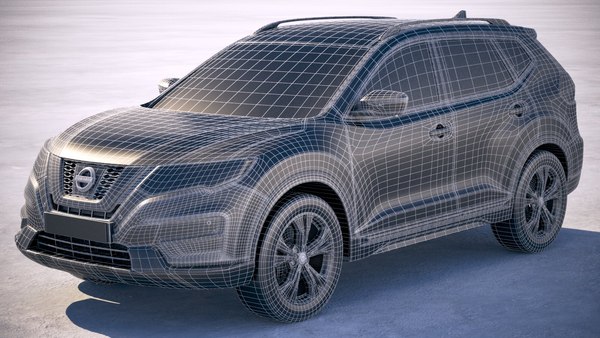 Nissan x-trail crossover 3D model - TurboSquid 1274223