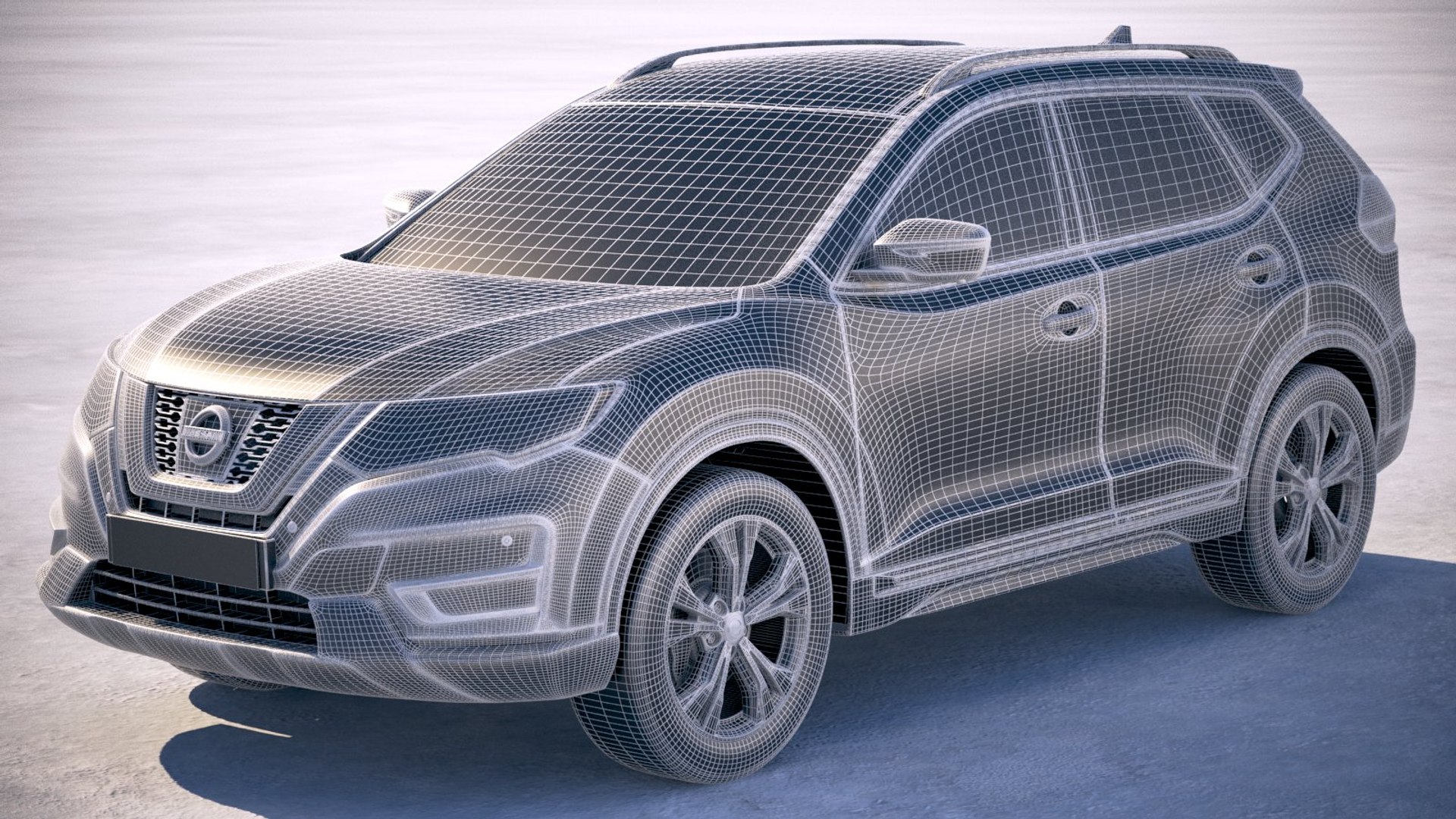 Nissan x-trail crossover 3D model - TurboSquid 1274223