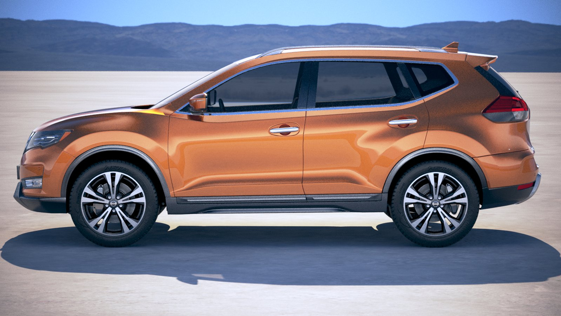 Nissan x-trail crossover 3D model - TurboSquid 1274223