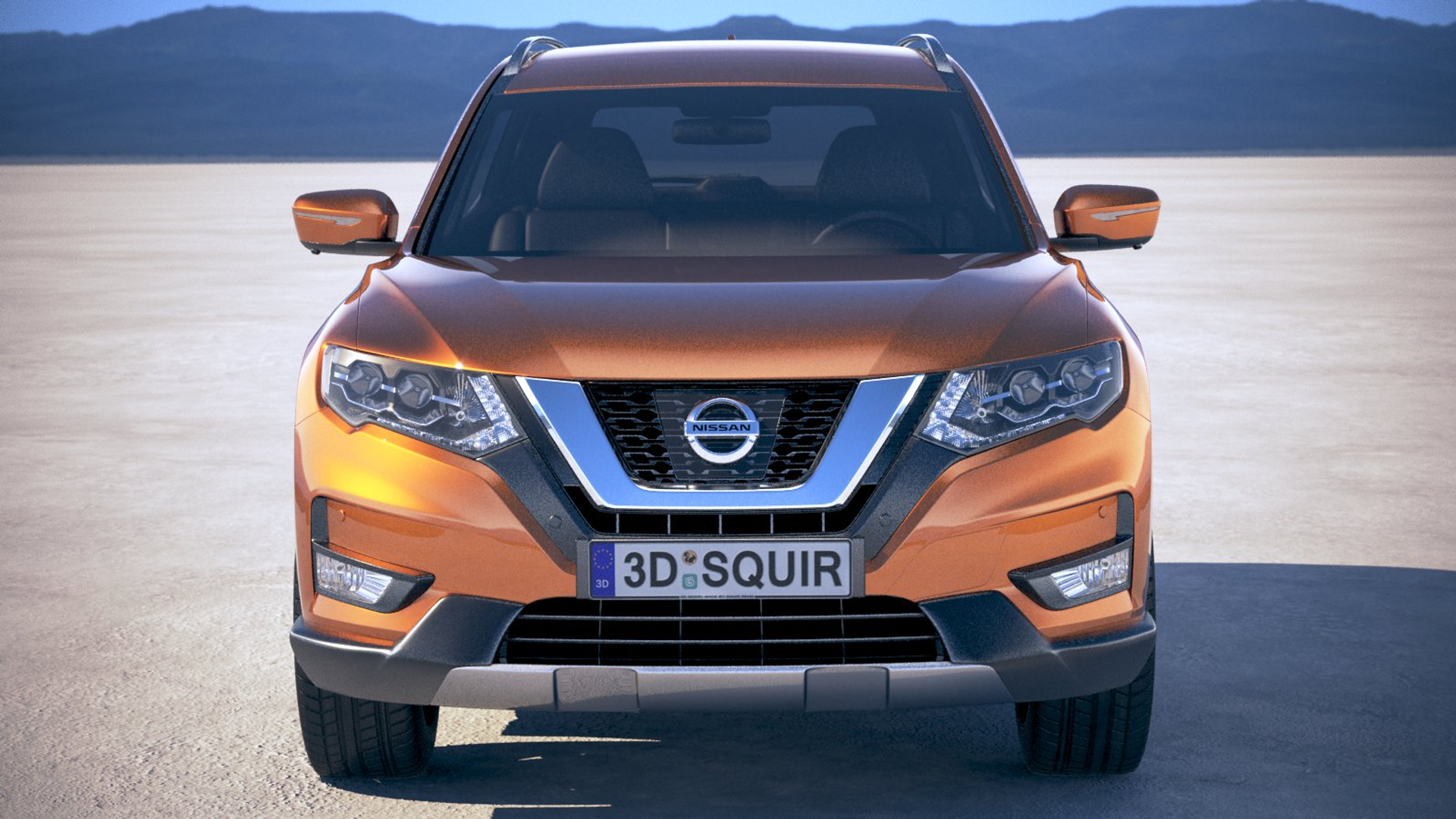 Nissan x-trail crossover 3D model - TurboSquid 1274223