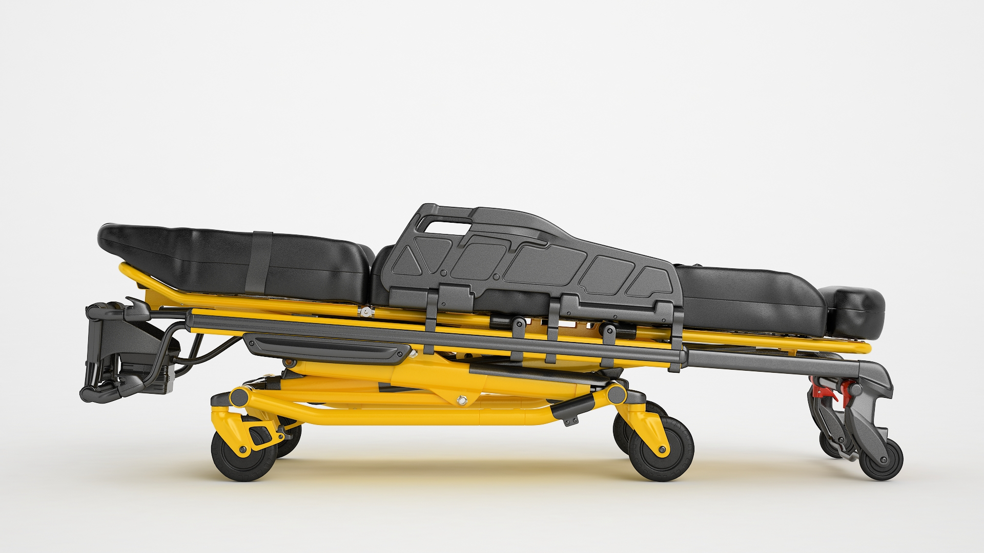 3D Powered Ambulance Trolley 02 Model - TurboSquid 1999278
