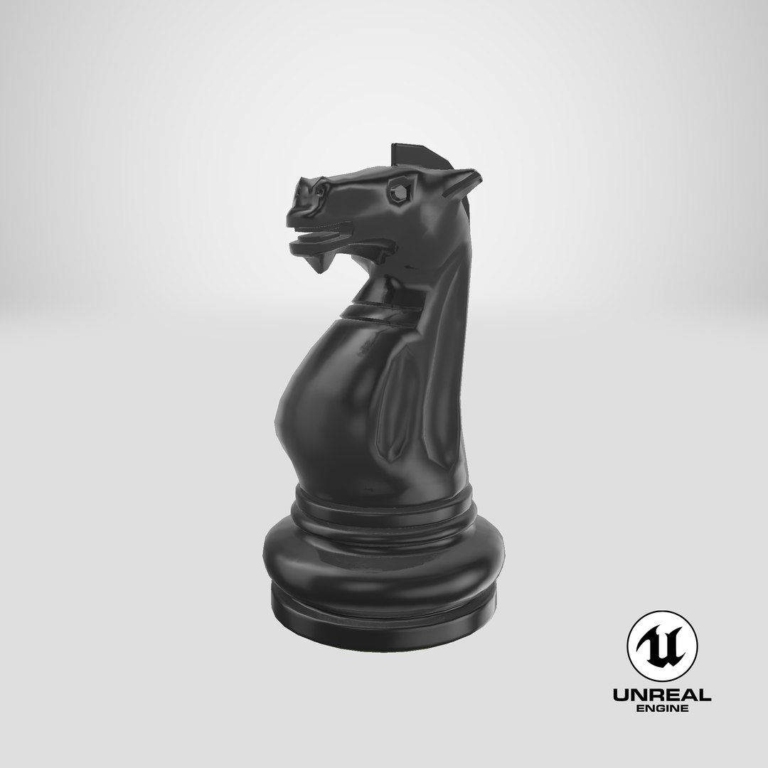 3D chess knight - TurboSquid 1446491