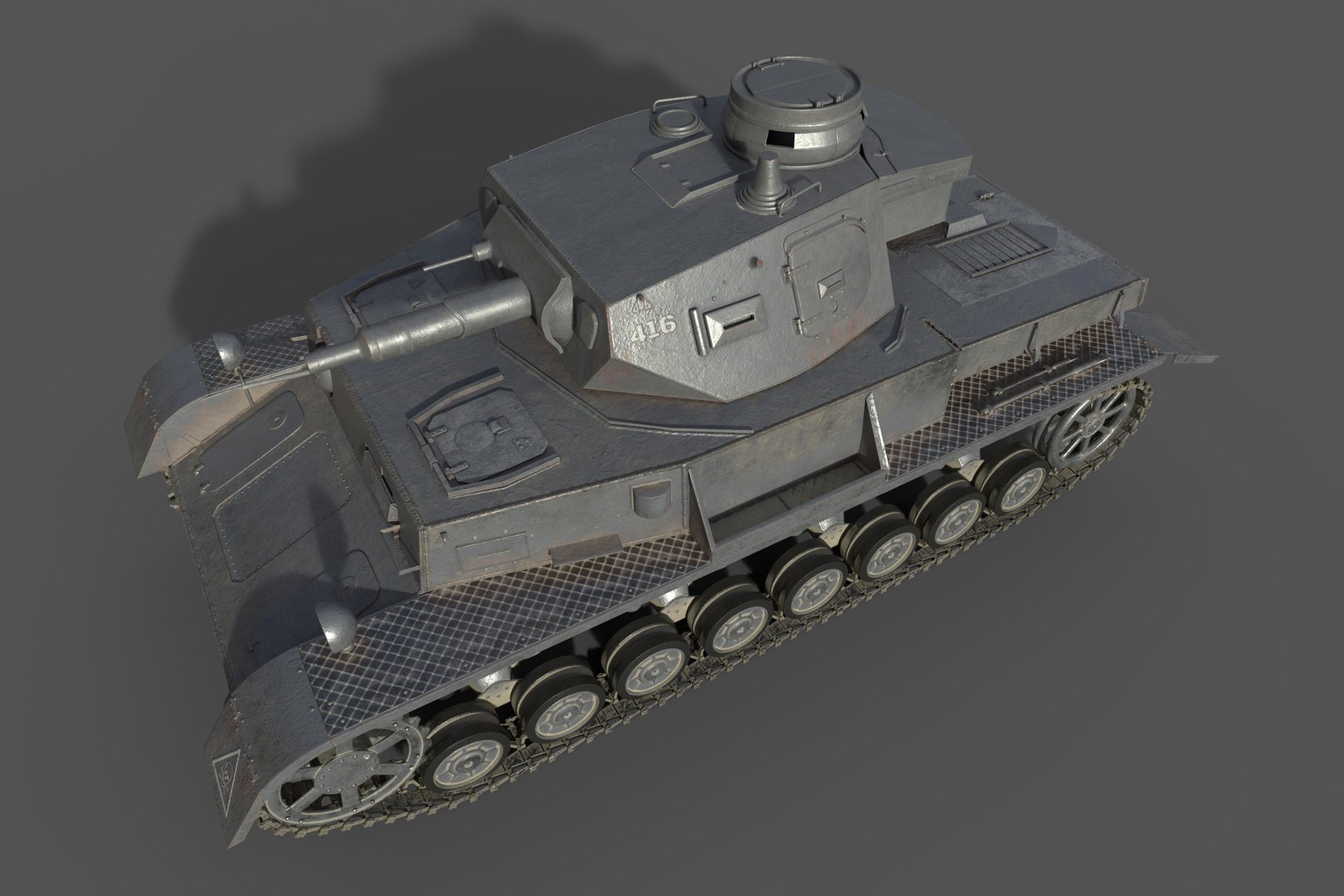 Pz Iv 3D - TurboSquid 1380454