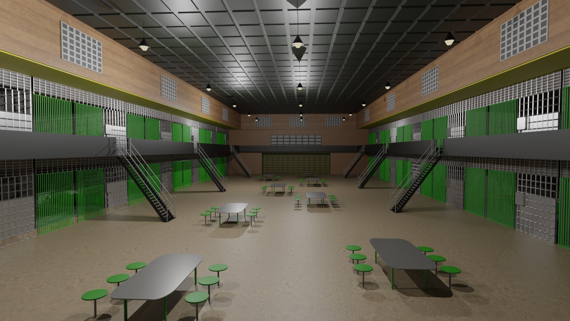 Prison Interior 3D - TurboSquid 2157297
