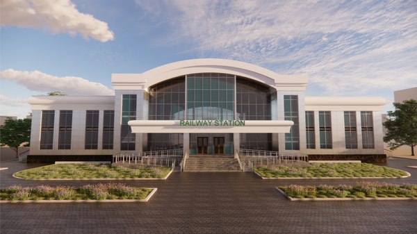 Railway Station 3D Models for Download | TurboSquid