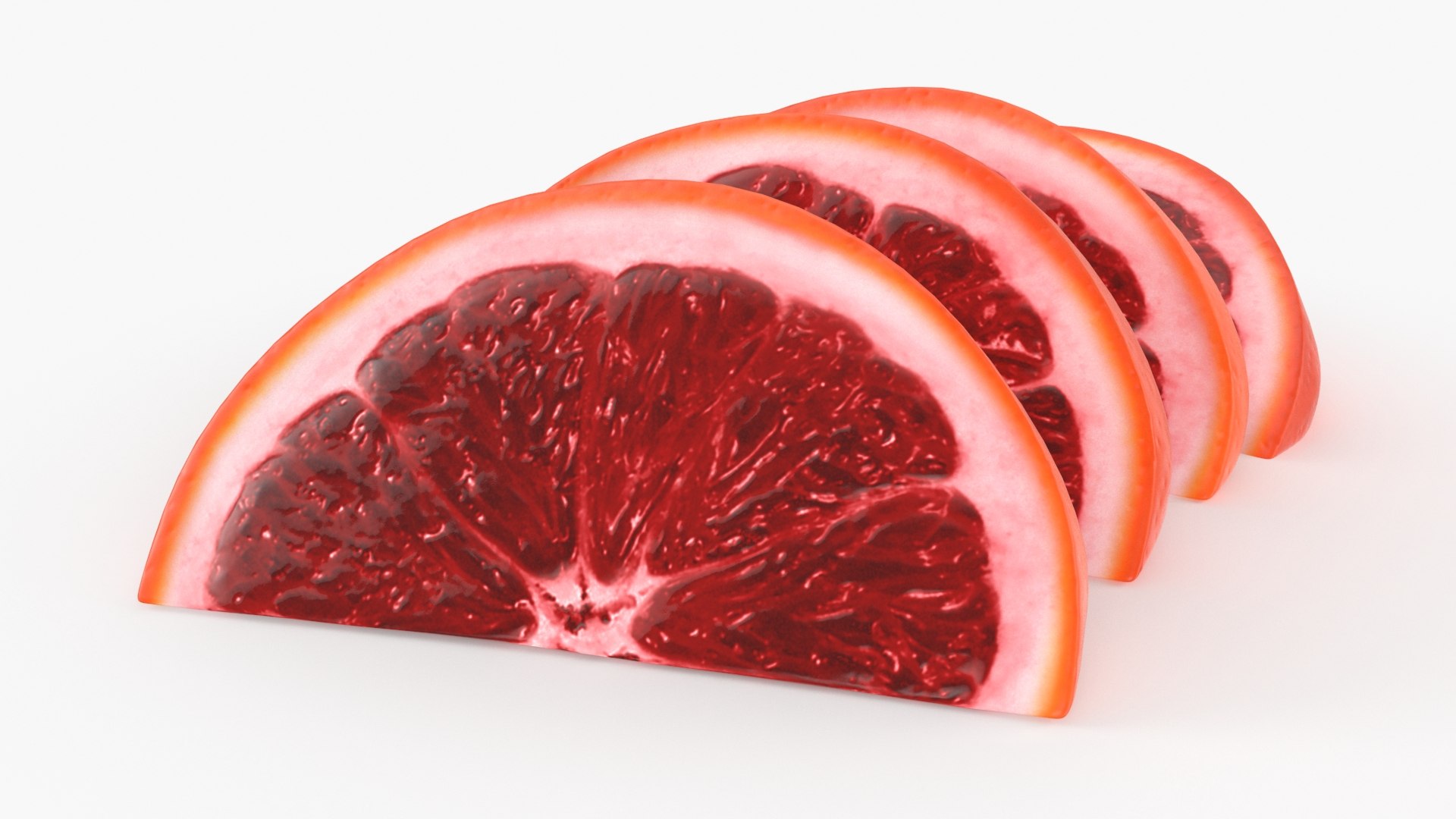 Blood Orange Slices 3D model - TurboSquid 1992862