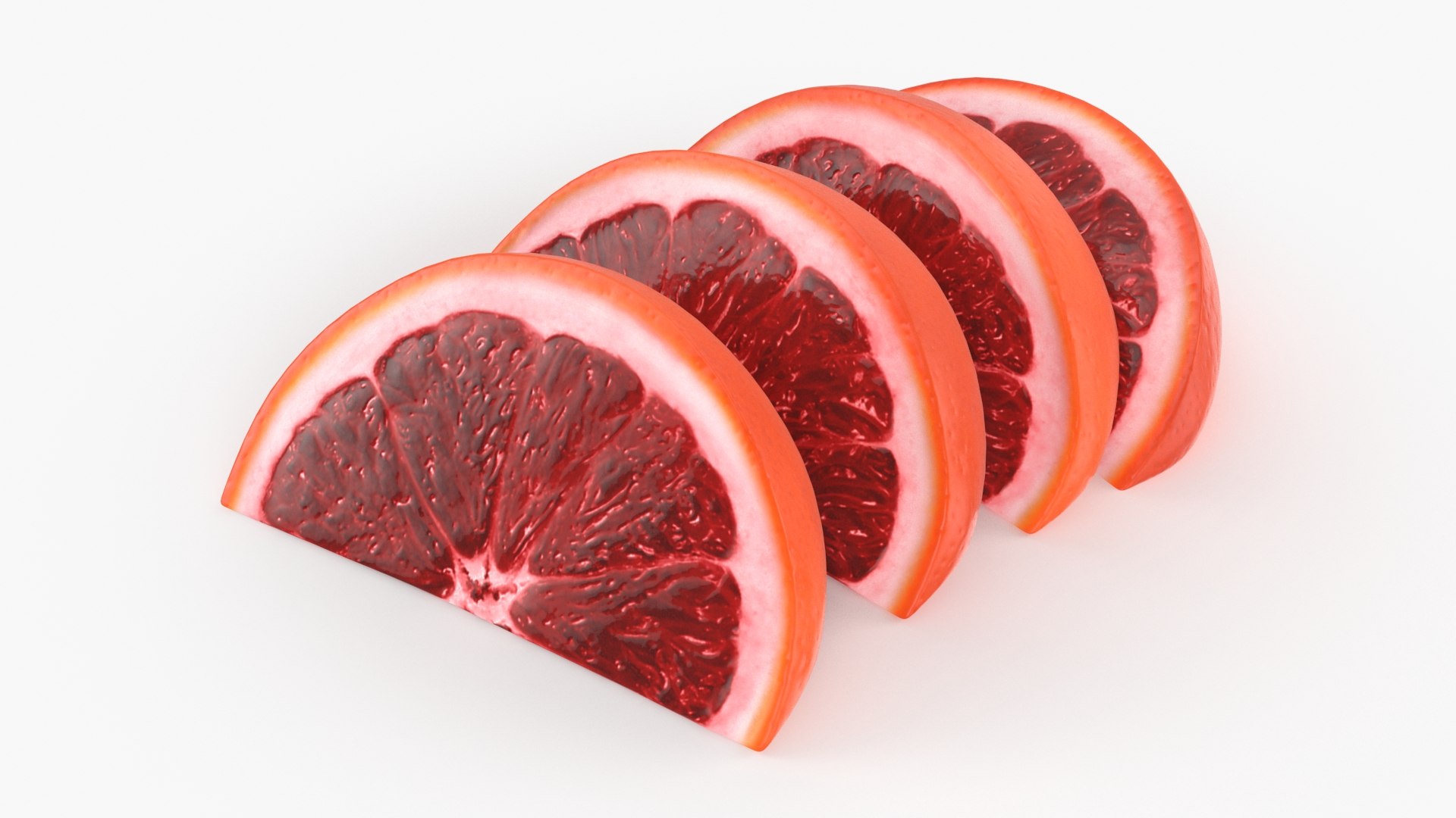 Blood Orange Slices 3D Model - TurboSquid 1992862