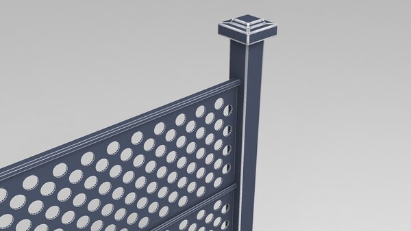 Railing garden city 3D model - TurboSquid 1607671