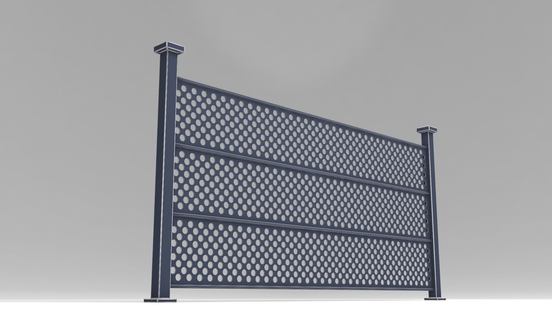 Railing Garden City 3D Model - TurboSquid 1607671