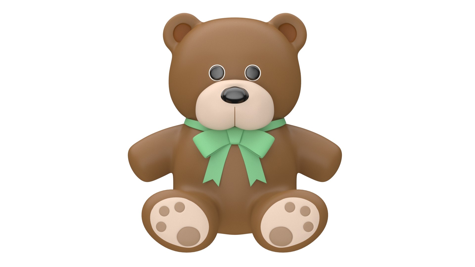 Whatsapp Teddy Bear Emoji 3D Model - TurboSquid 2144850