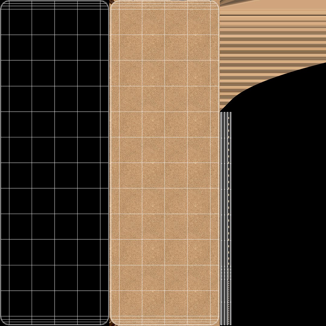 3D Yoga Mat Unwrap Cork - TurboSquid 1905489