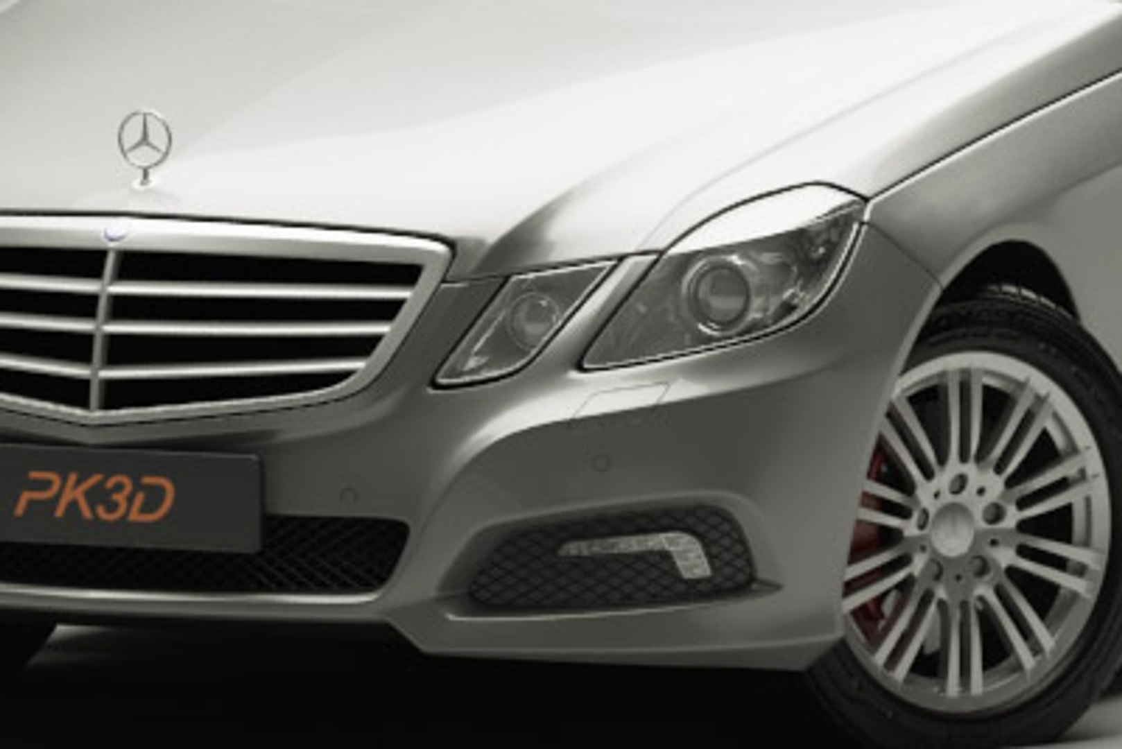 3d Mercedes E Class Model
