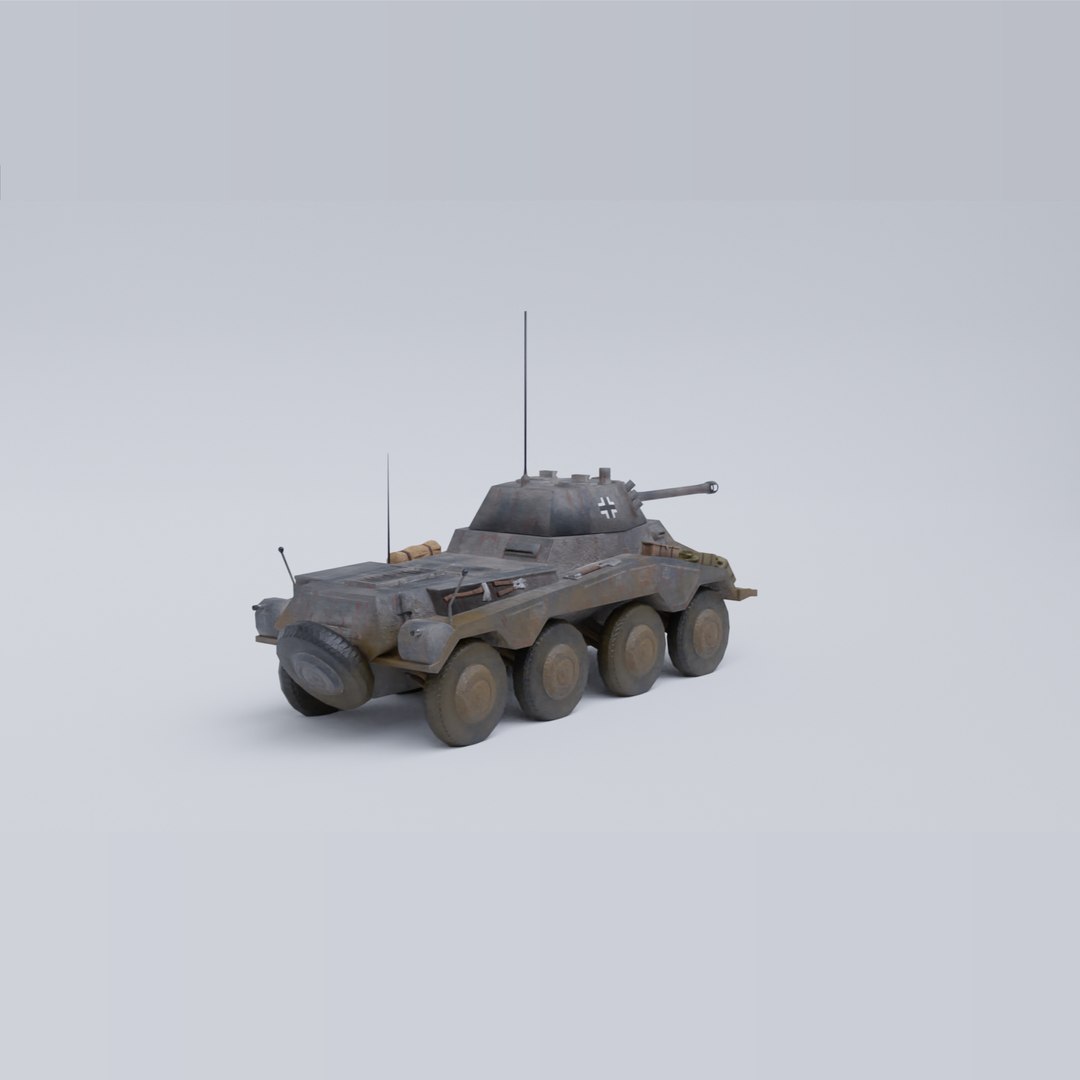 Sdkfz 234-2 Puma German Ww2 Model - TurboSquid 1598171