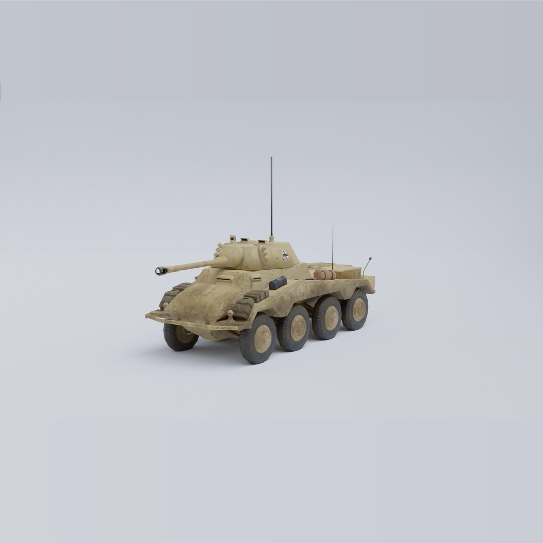 Sdkfz 234-2 Puma German Ww2 Model - TurboSquid 1598171