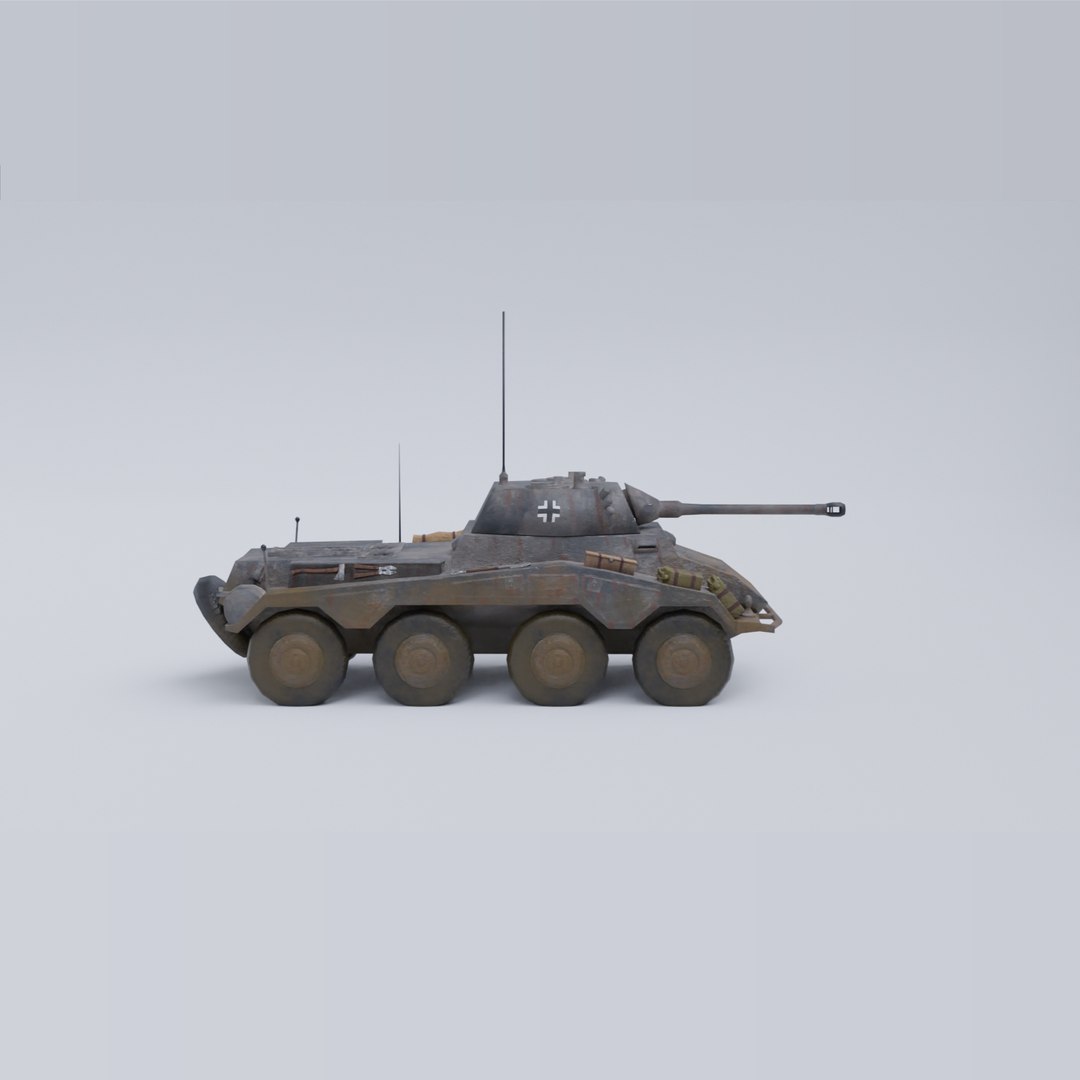 Sdkfz 234-2 Puma German Ww2 Model - TurboSquid 1598171