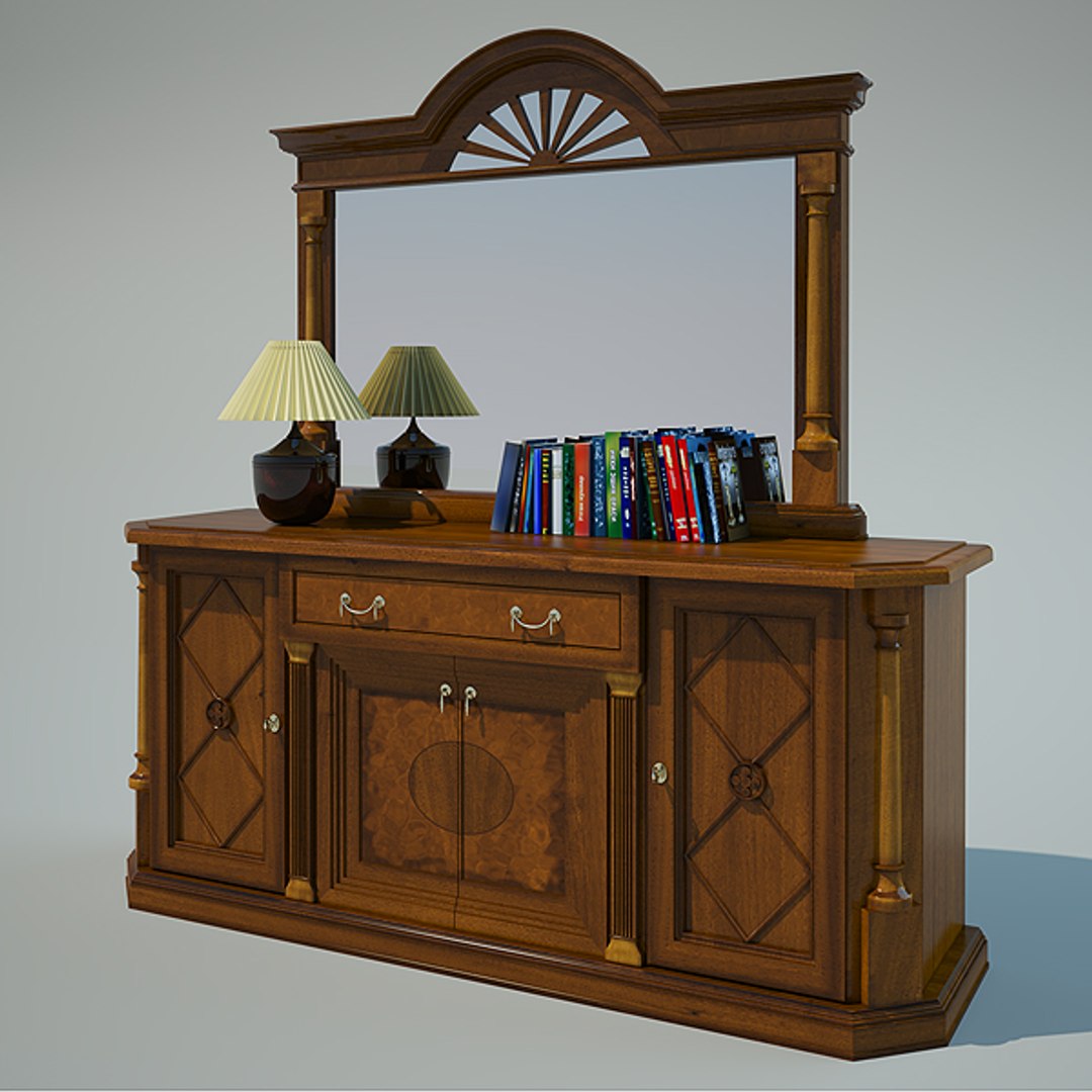 3d Model Interior Commode
