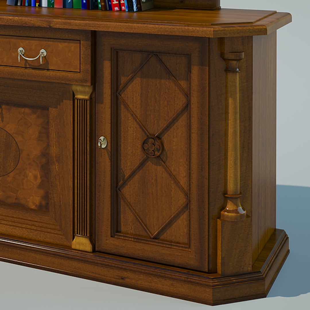 3d Model Interior Commode
