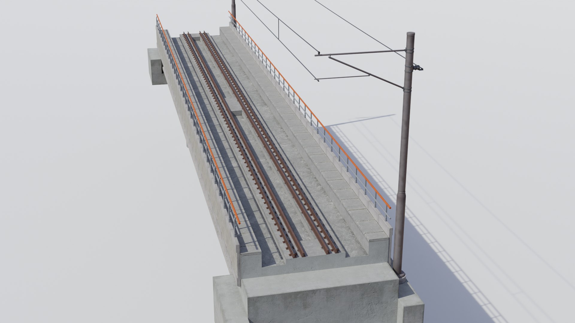 3D Railroad Viaduct - TurboSquid 2130882