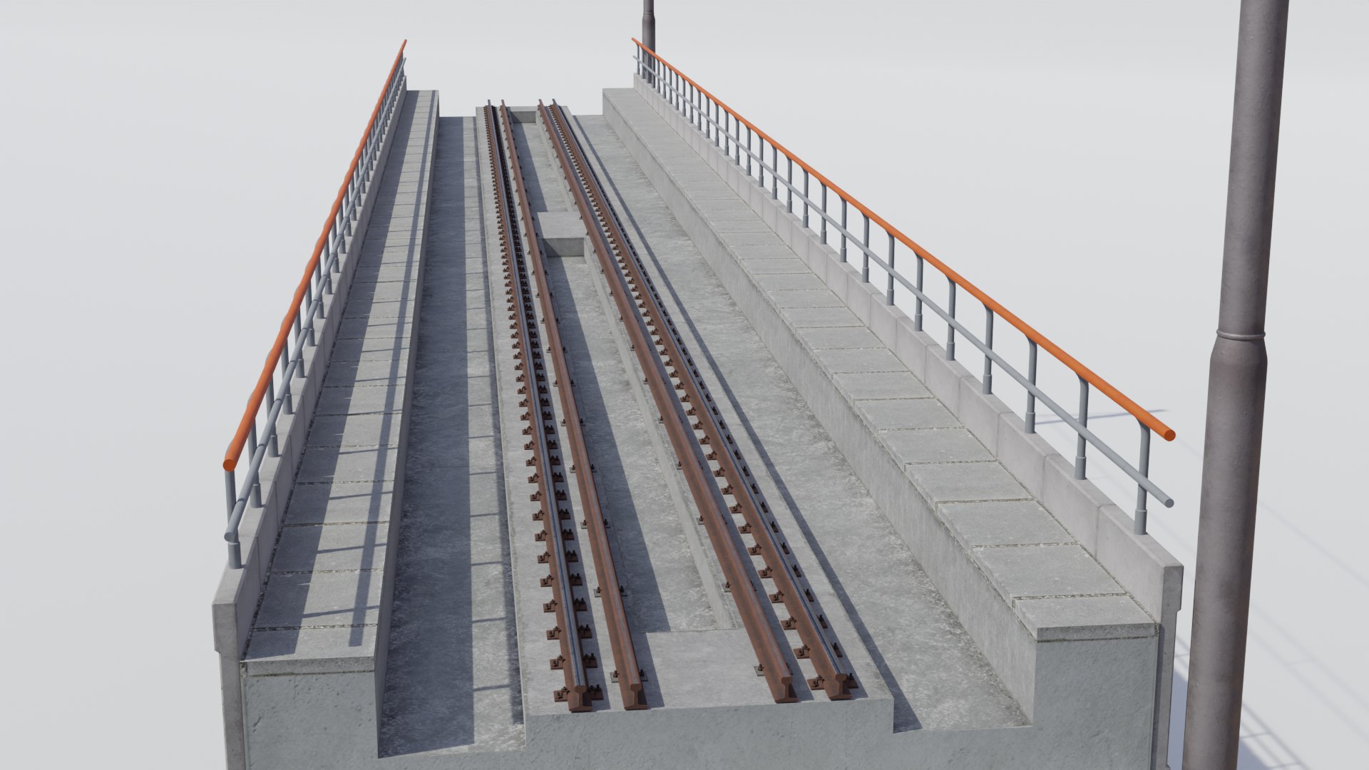 3D Railroad Viaduct - TurboSquid 2130882