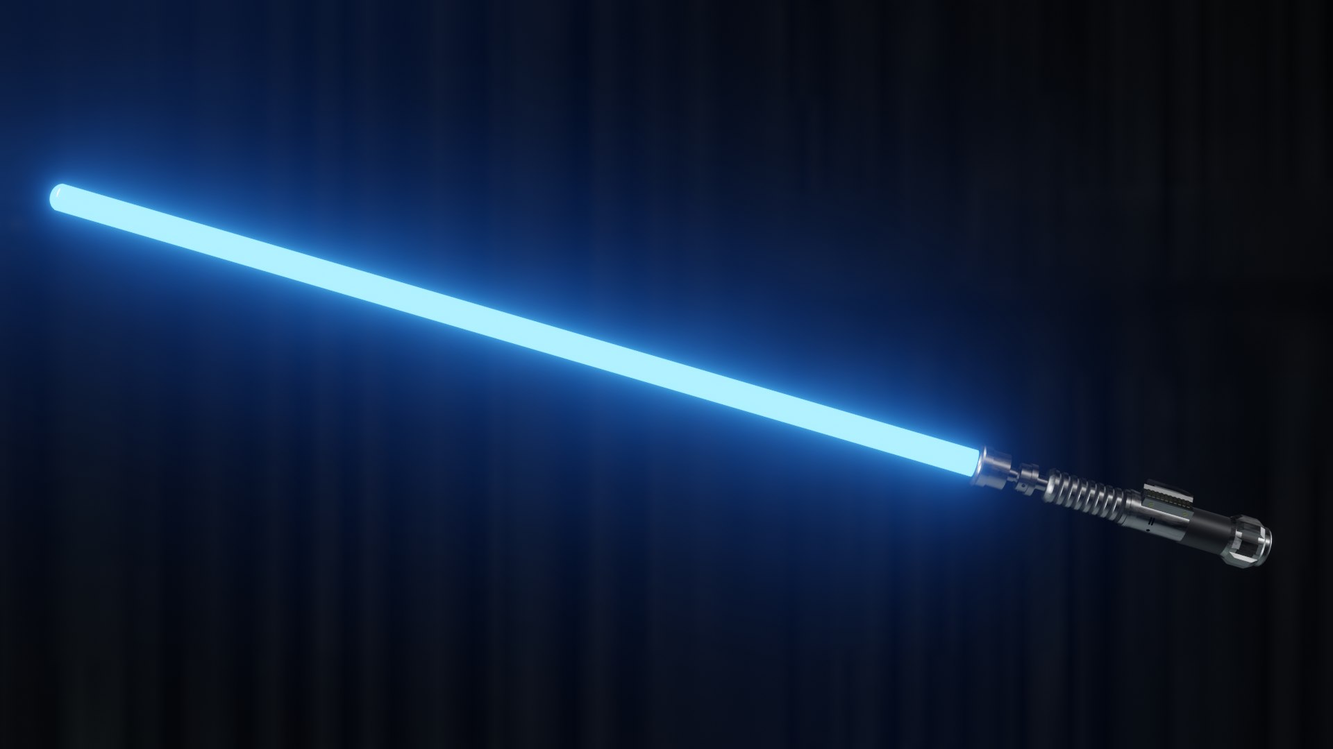 3D Blue Lightsaber - TurboSquid 2114215
