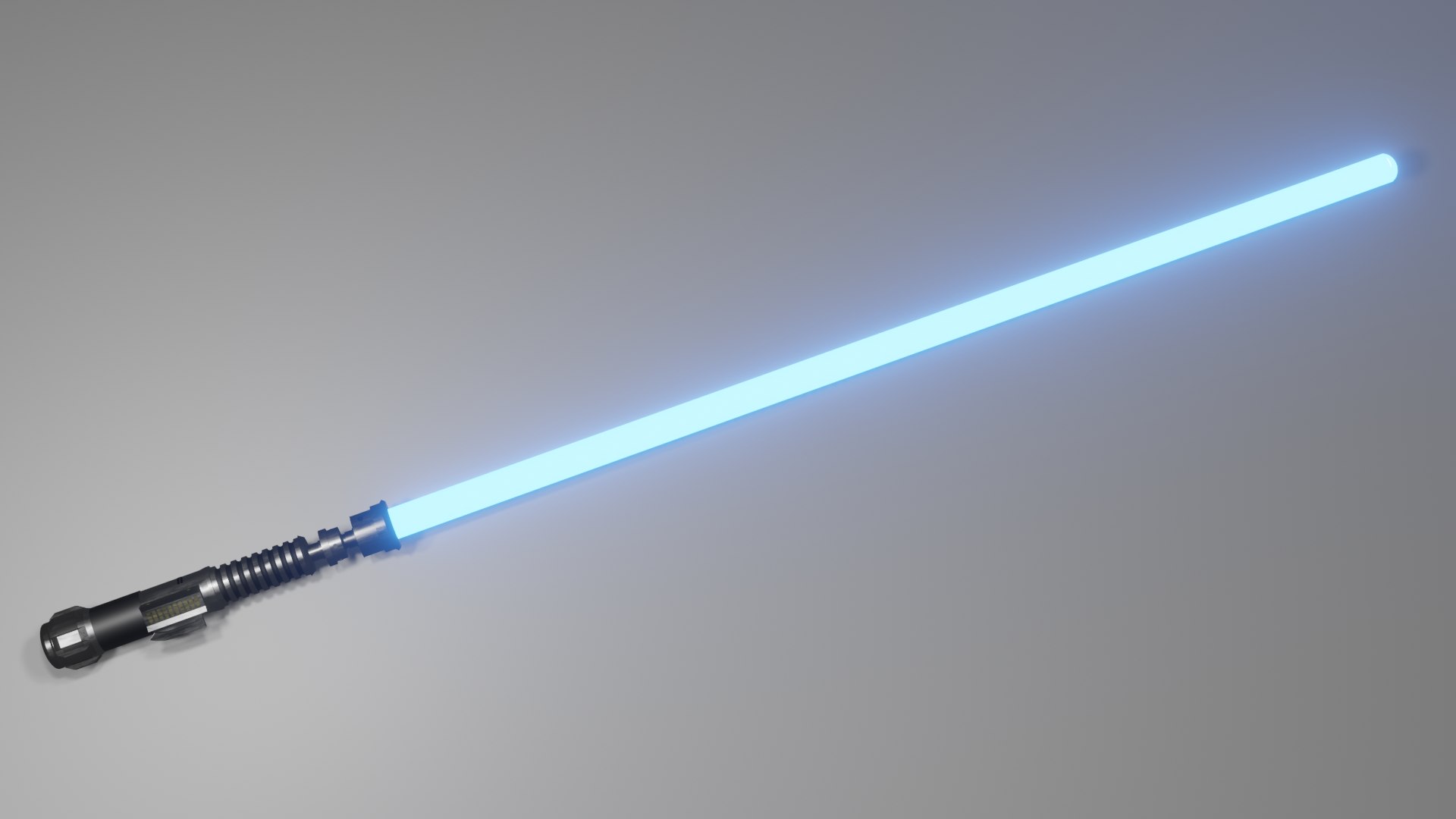 3D Blue Lightsaber - TurboSquid 2114215