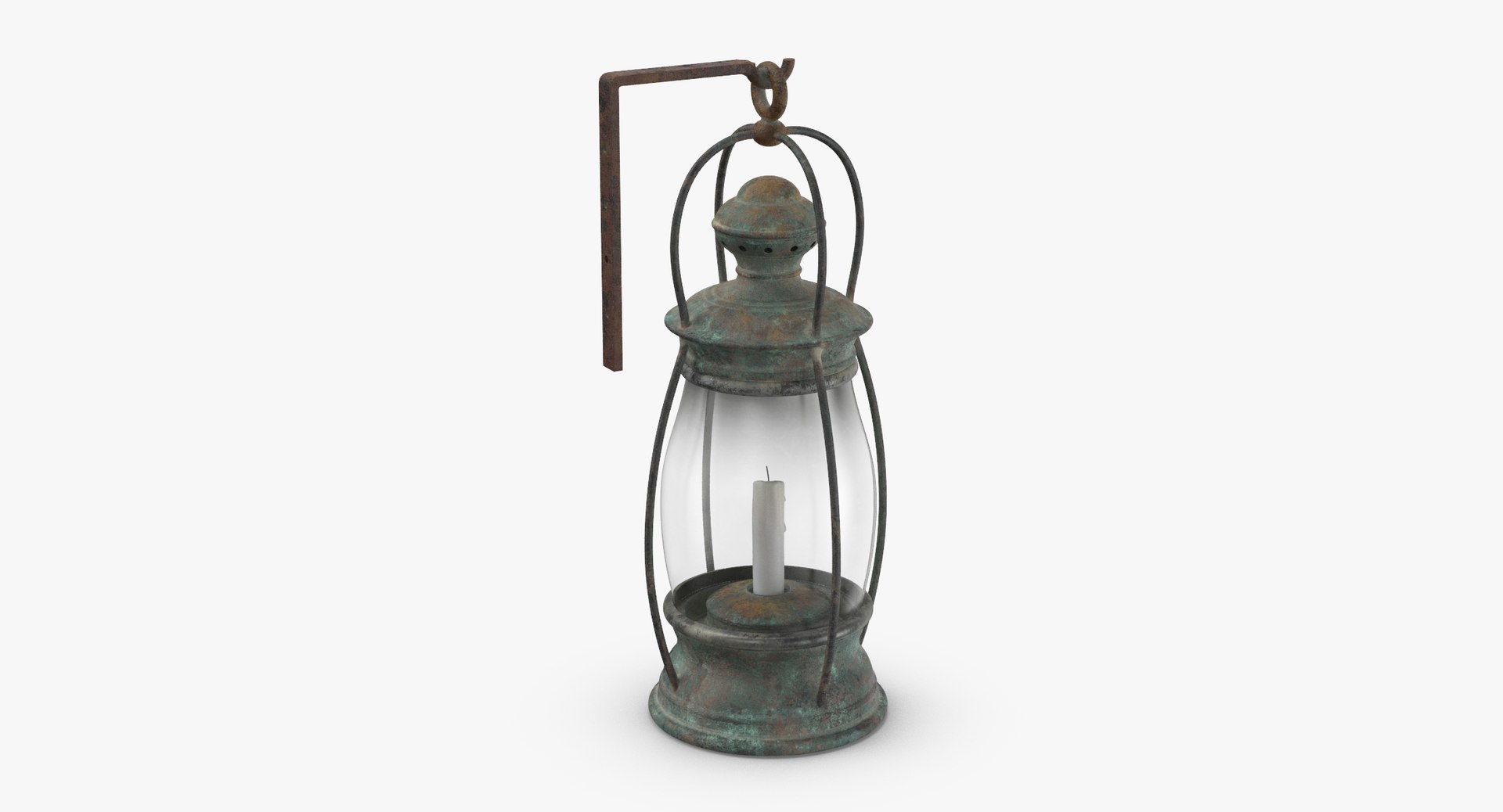 3D Model Ship Candle Lantern Mounted - TurboSquid 1180358