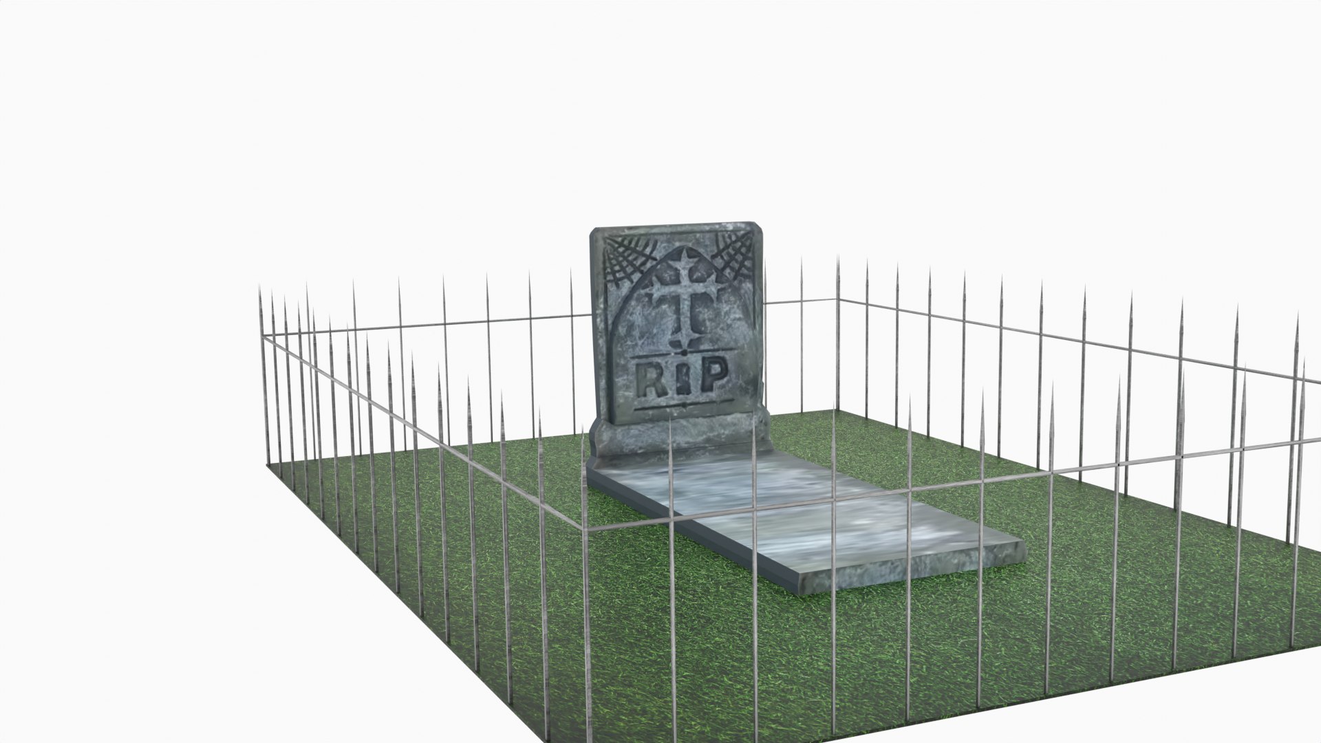 Grave - Cemetery Model - TurboSquid 2130203