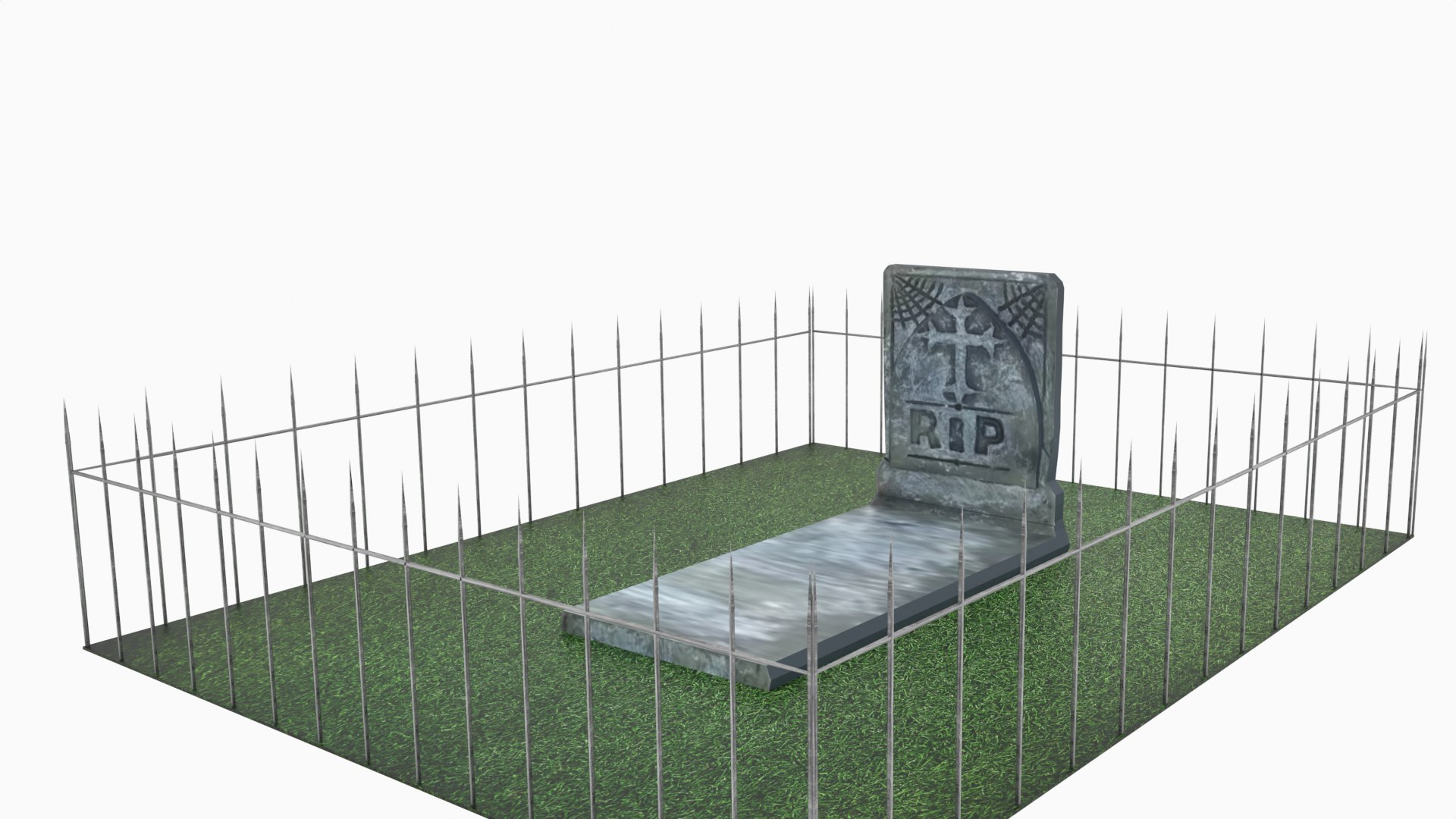 Grave - Cemetery Model - TurboSquid 2130203