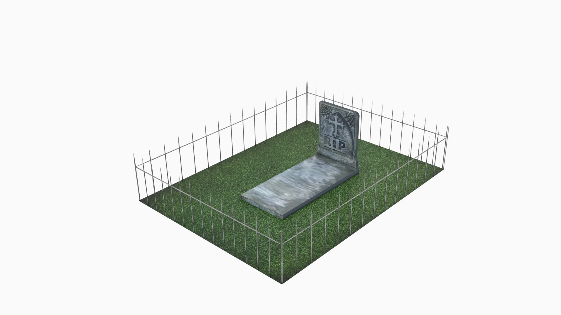Grave - Cemetery Model - TurboSquid 2130203