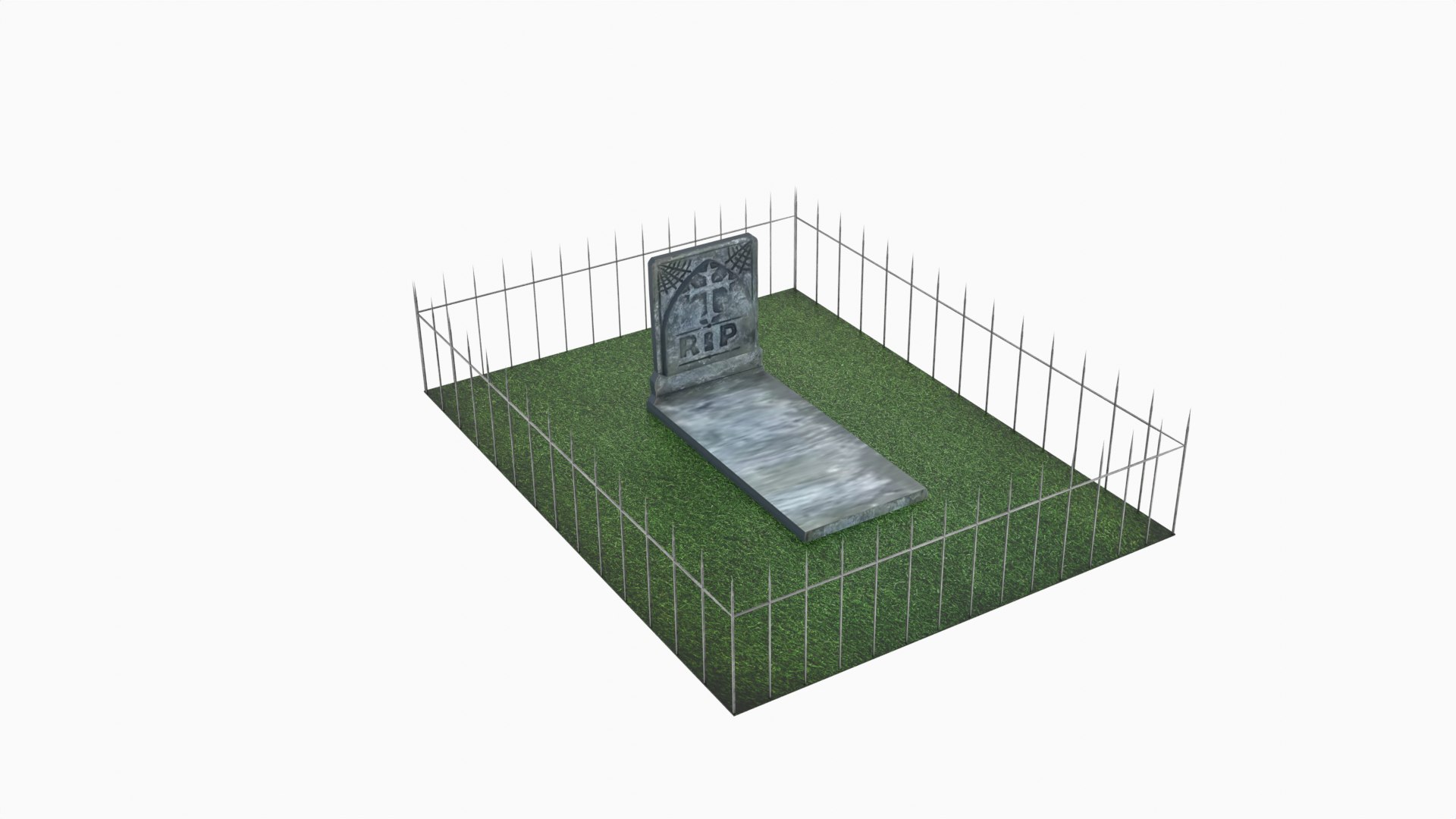 Grave - Cemetery Model - TurboSquid 2130203