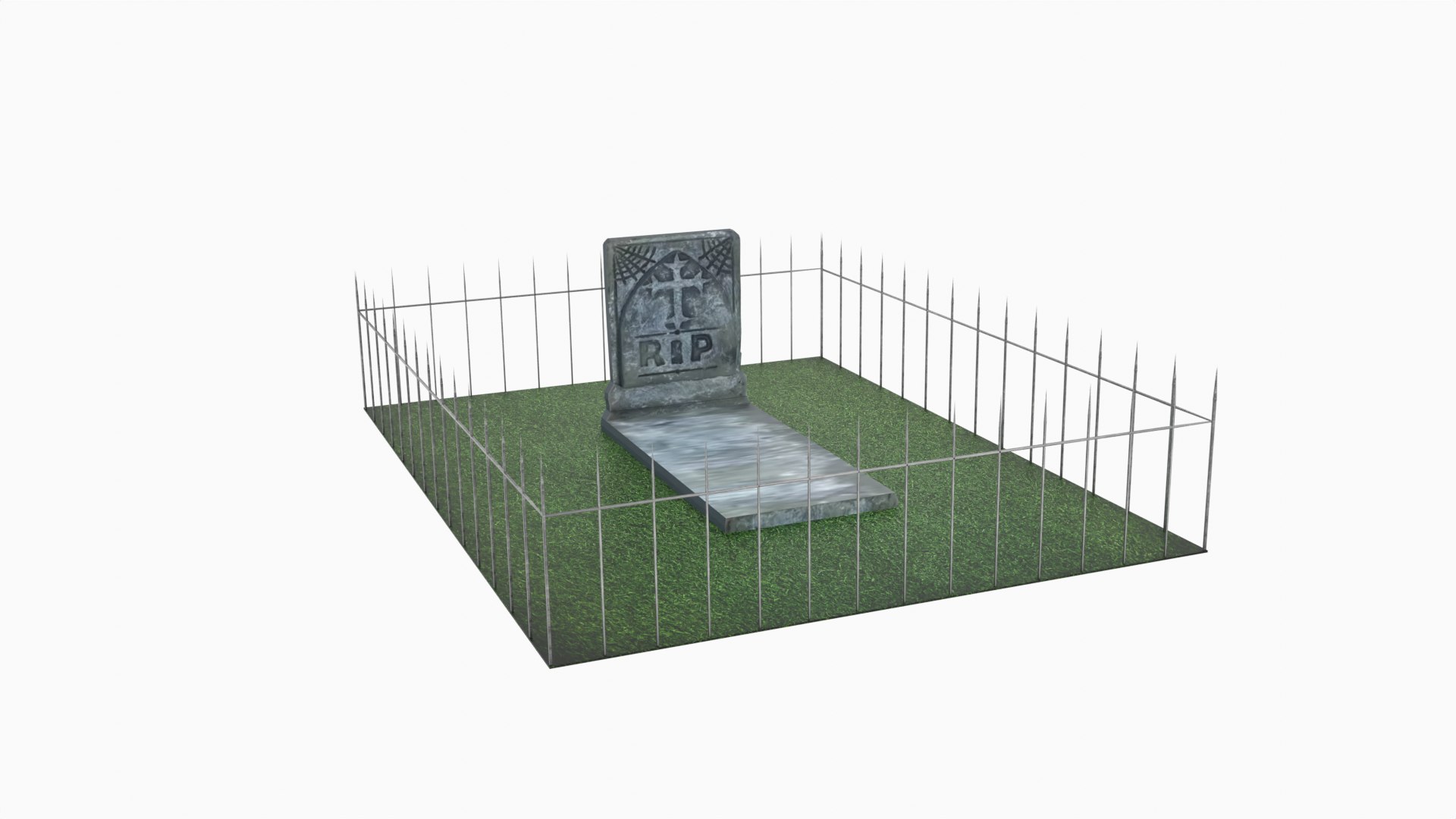 Grave - Cemetery Model - TurboSquid 2130203