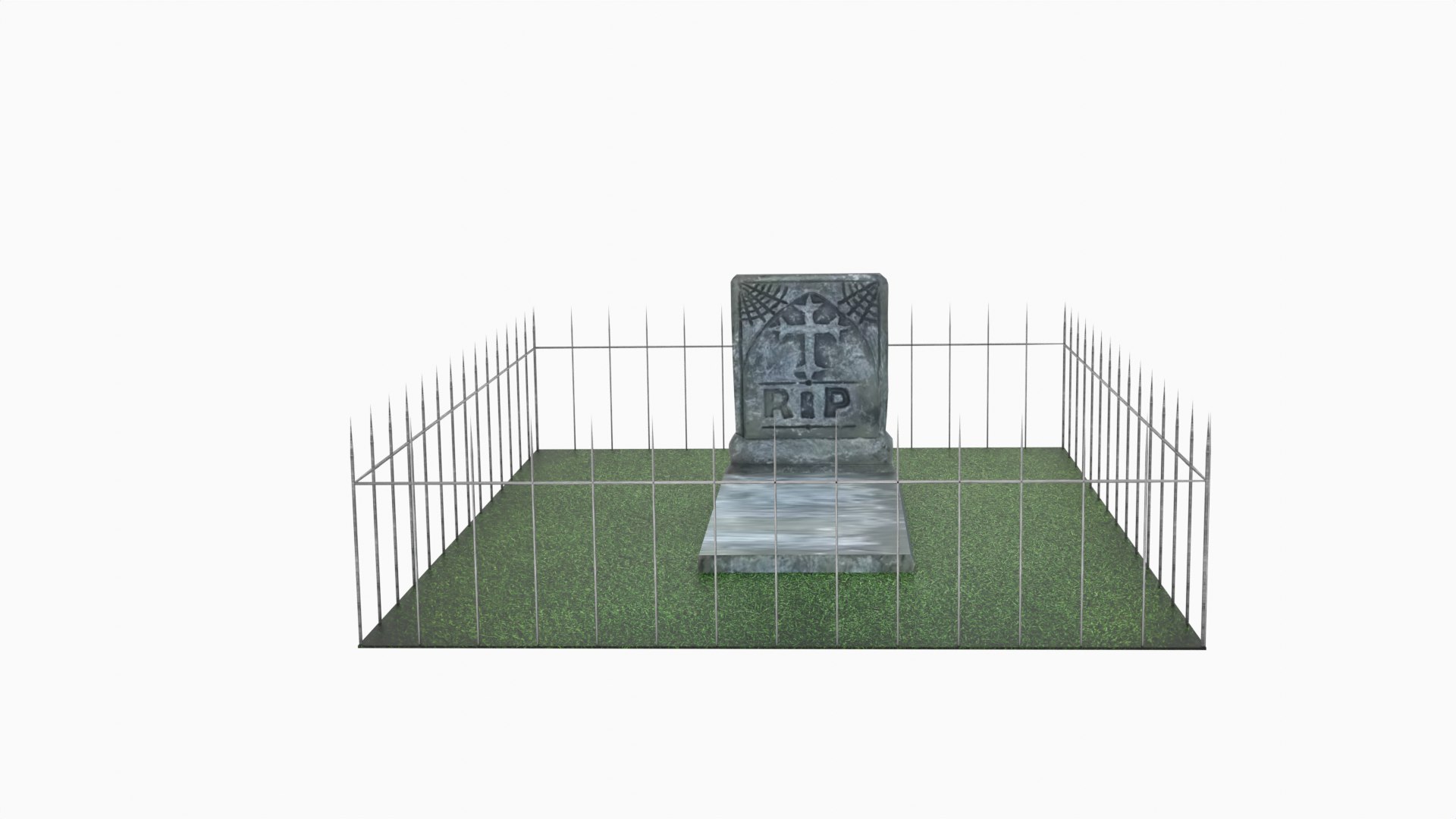 Grave - Cemetery Model - TurboSquid 2130203