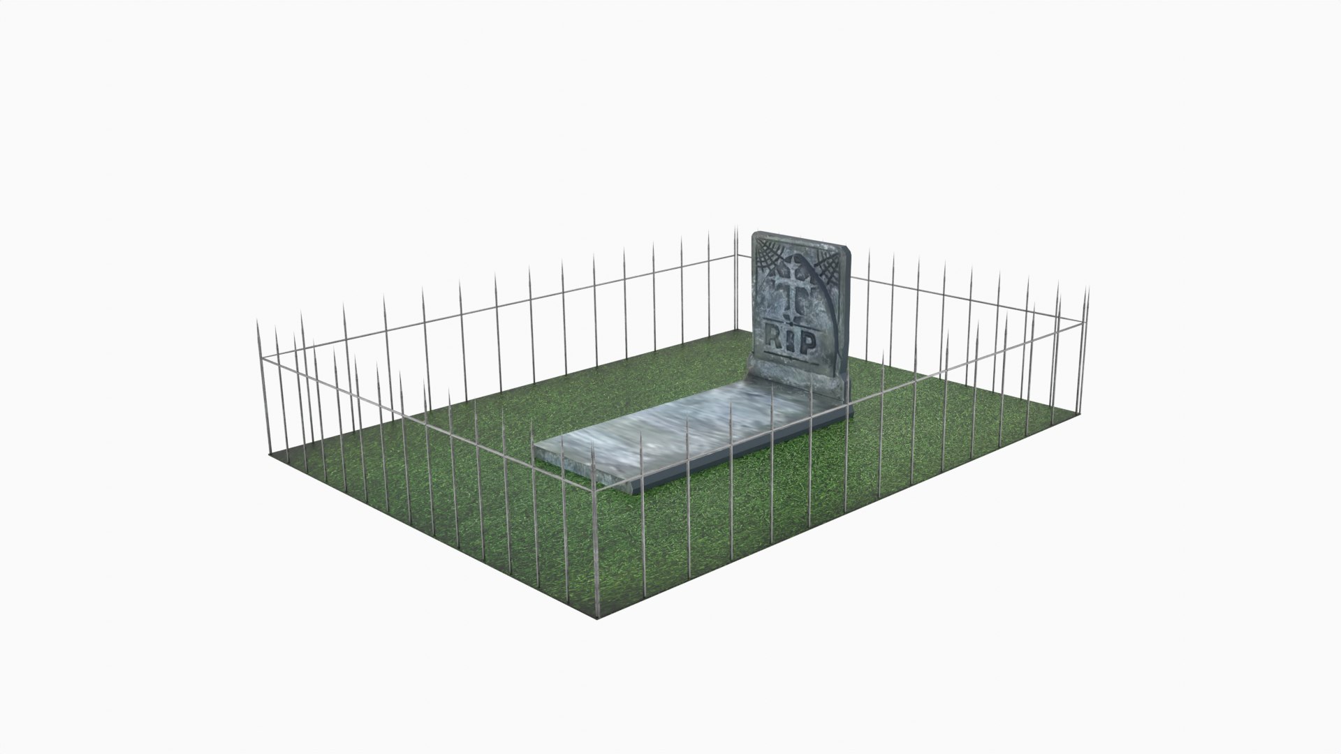 Grave - Cemetery Model - TurboSquid 2130203