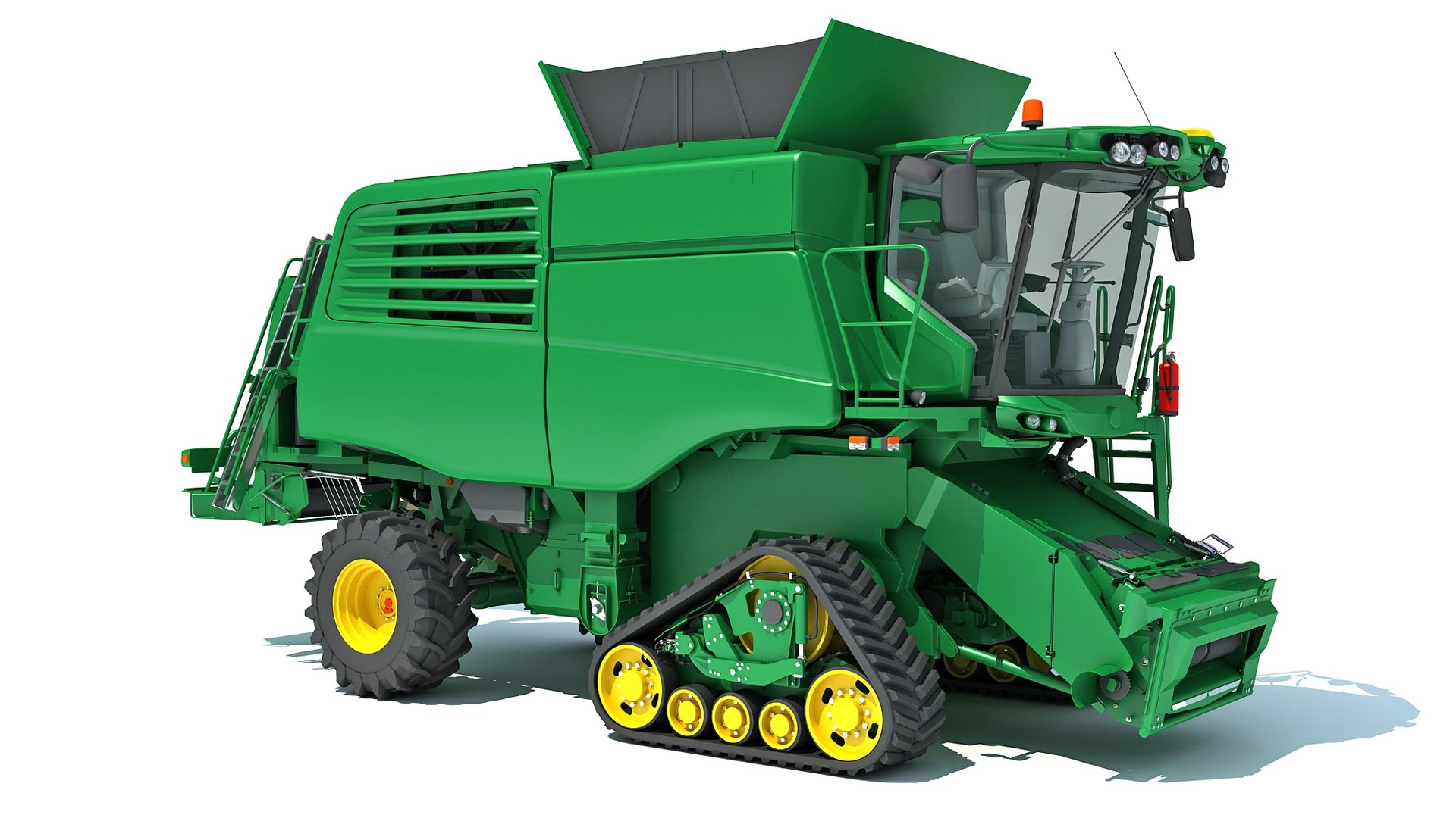 3D Tracked Combine Harvester Model - TurboSquid 1574629