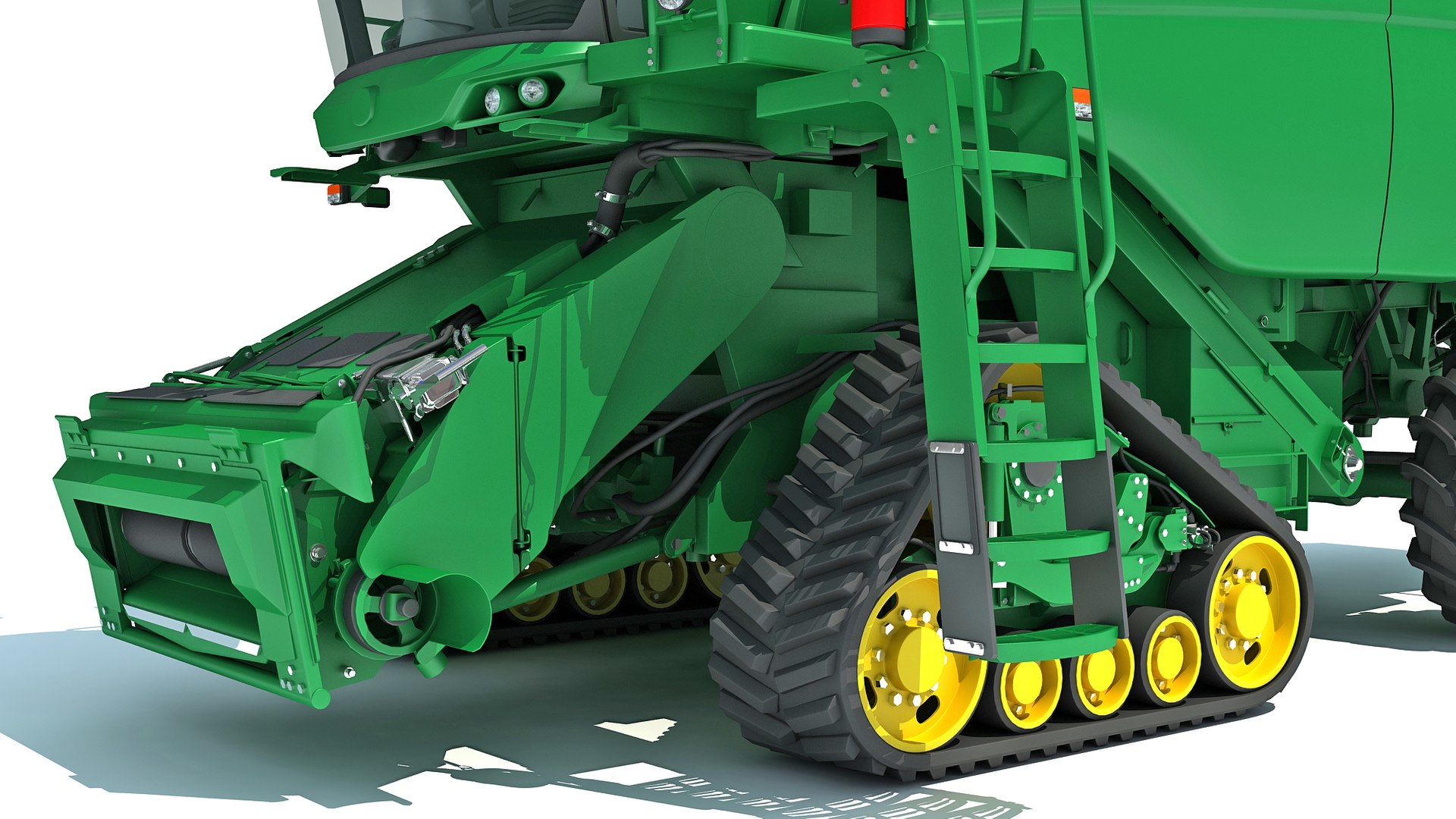 3D Tracked Combine Harvester Model - TurboSquid 1574629