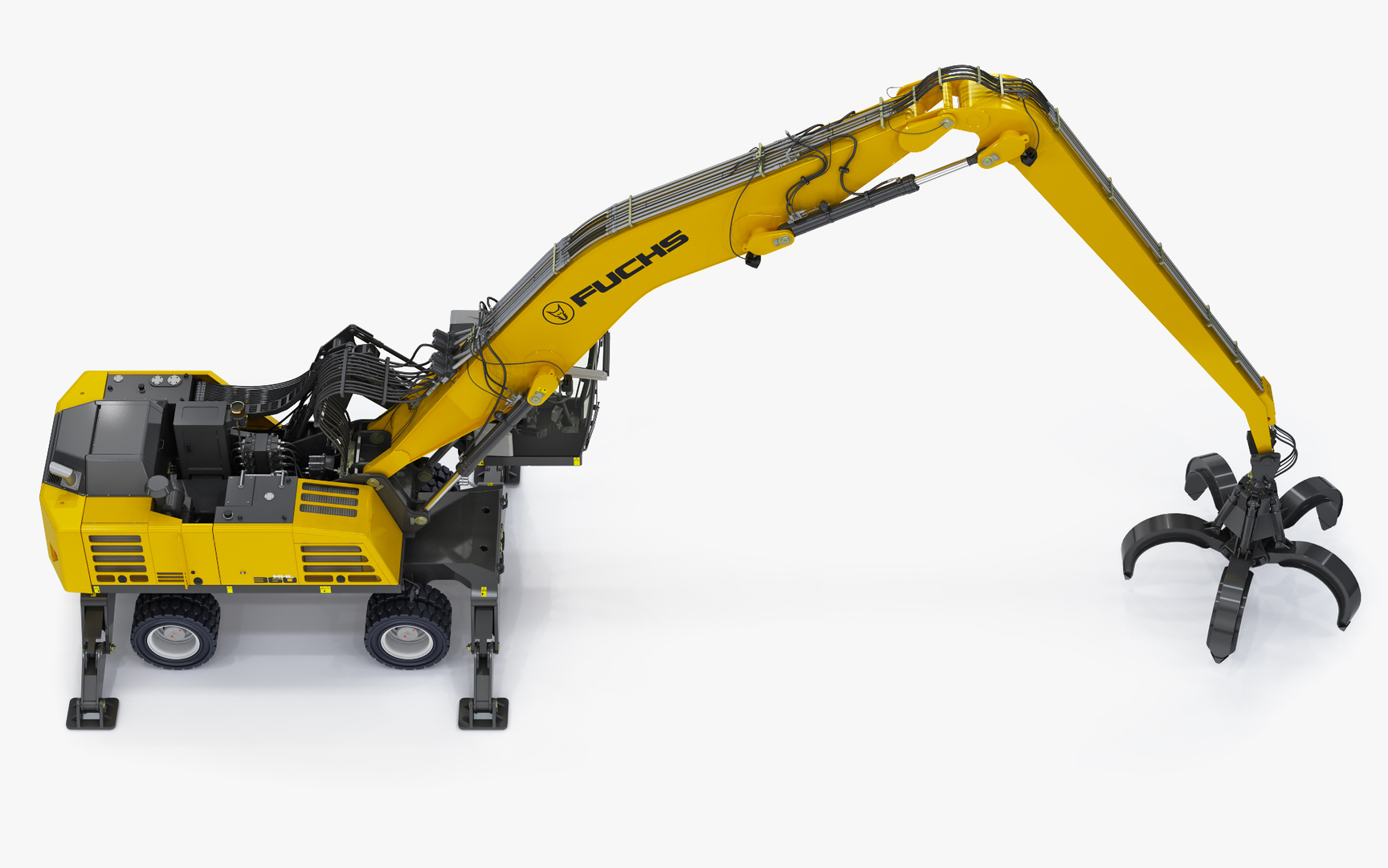 Fuchs mhl360 handler materials model - TurboSquid 1707034