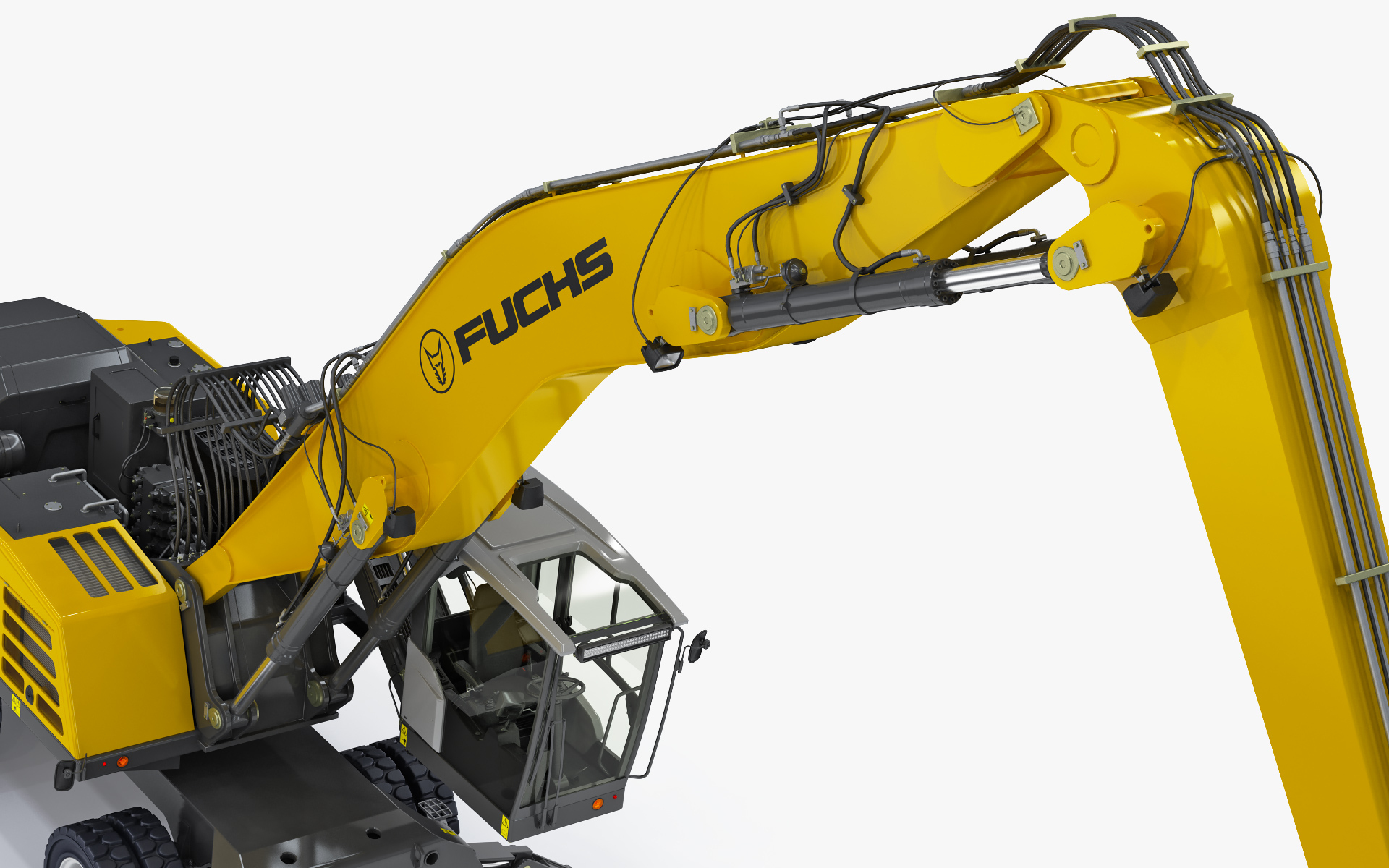 Fuchs mhl360 handler materials model - TurboSquid 1707034