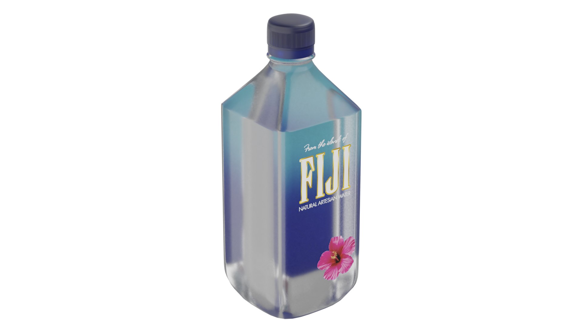 Realistic Fiji Water Bottle Model - TurboSquid 1565162