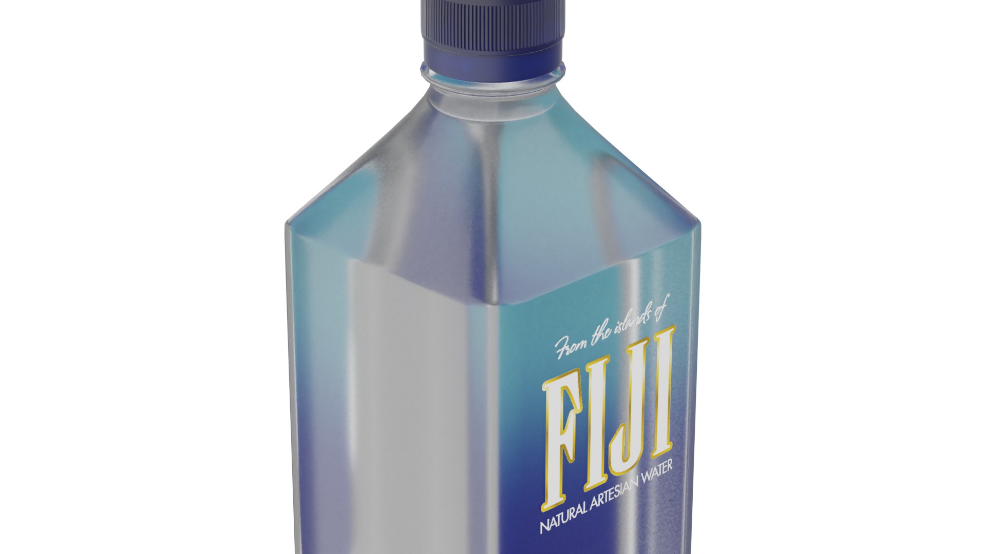 Realistic Fiji Water Bottle Model - TurboSquid 1565162