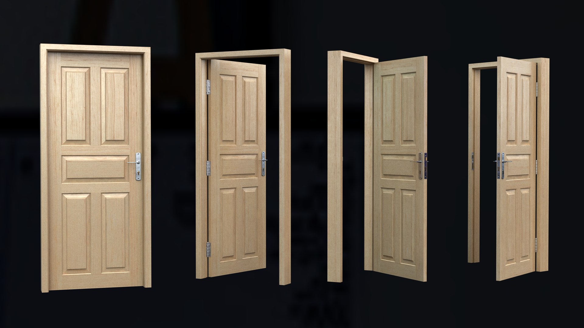 3D model door 4 - TurboSquid 1855928