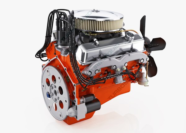 3D model chevrolet 350 small-block v8 - TurboSquid 1293430