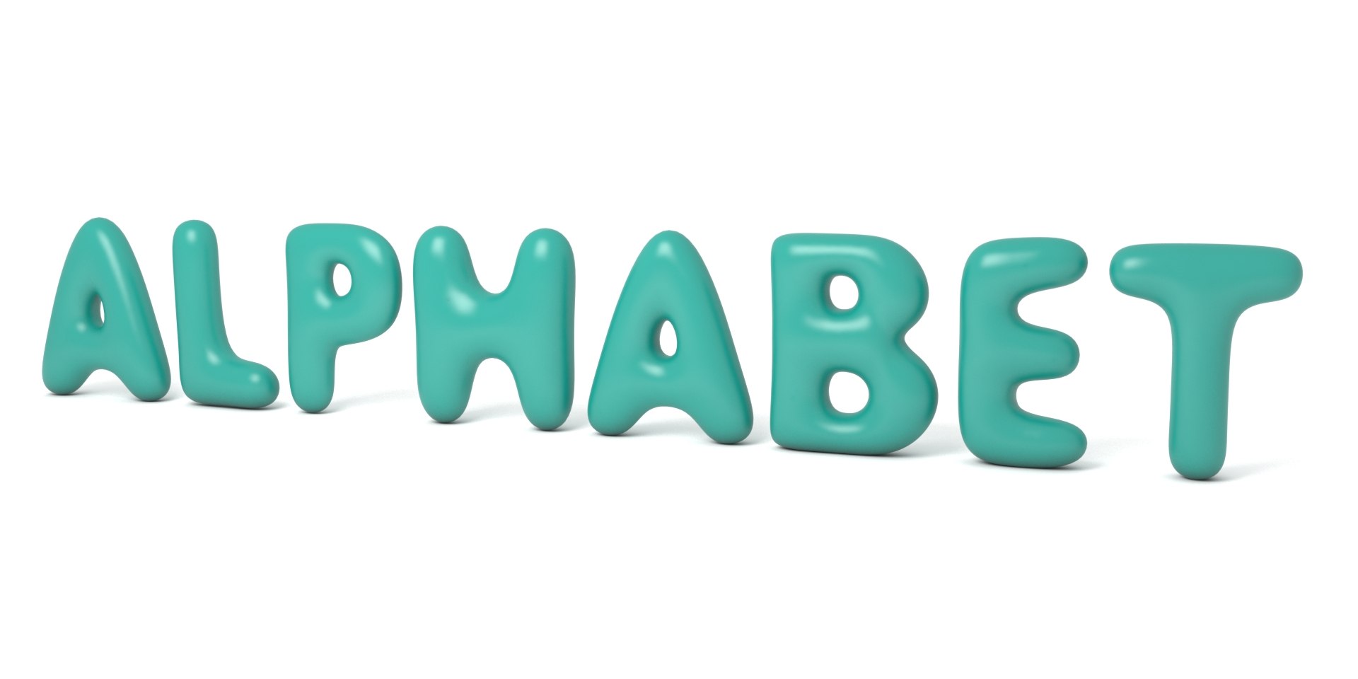 3D Alphabet Numbers Model - TurboSquid 1226933