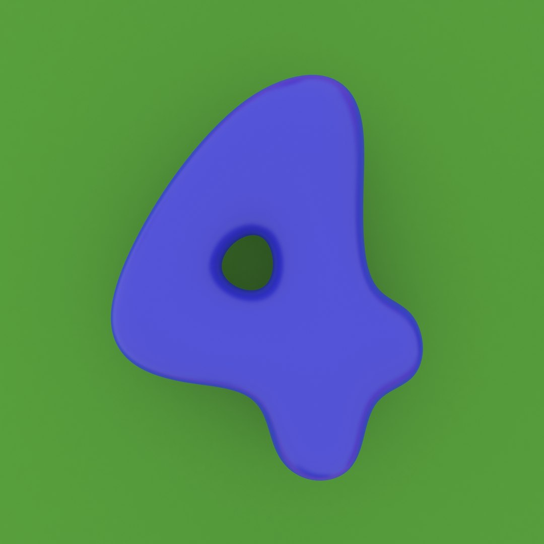 3D Alphabet Numbers Model - TurboSquid 1226933