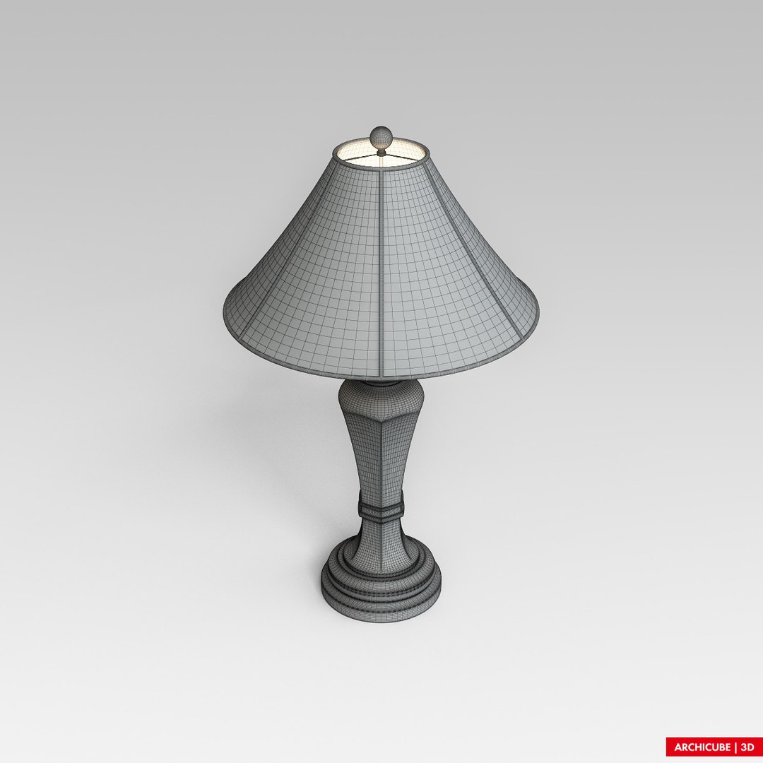 3d Table Lamp Model
