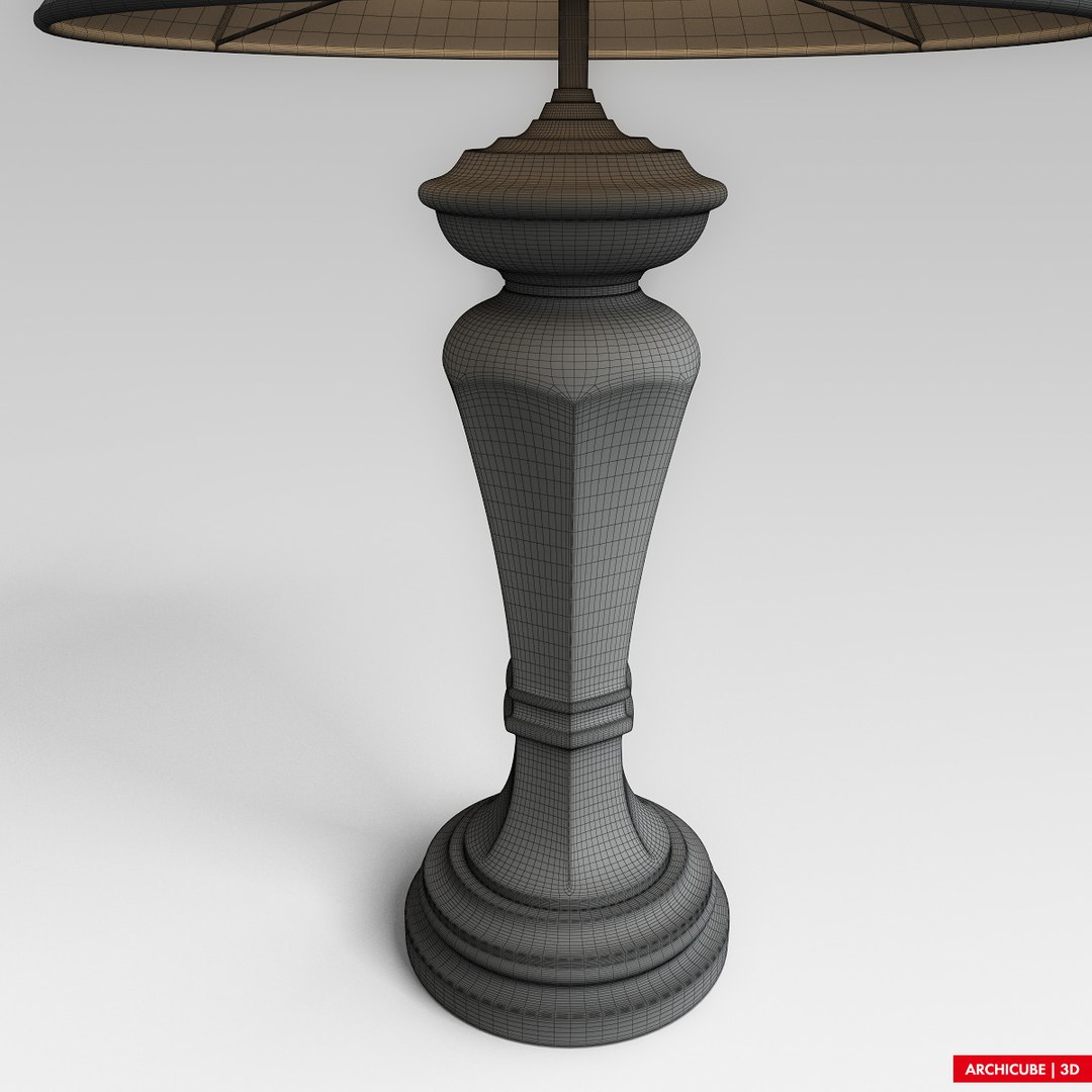 3d Table Lamp Model