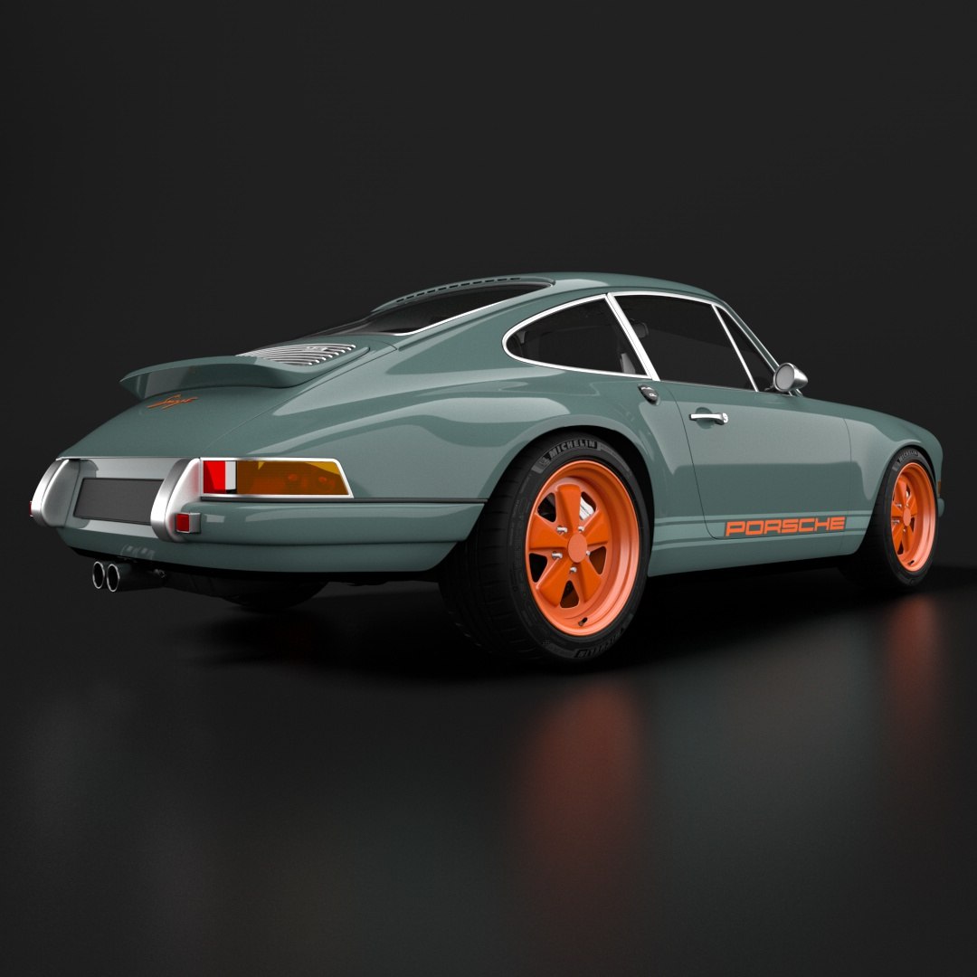 3D Model Porsche 911 Classic Singer - TurboSquid 2371445