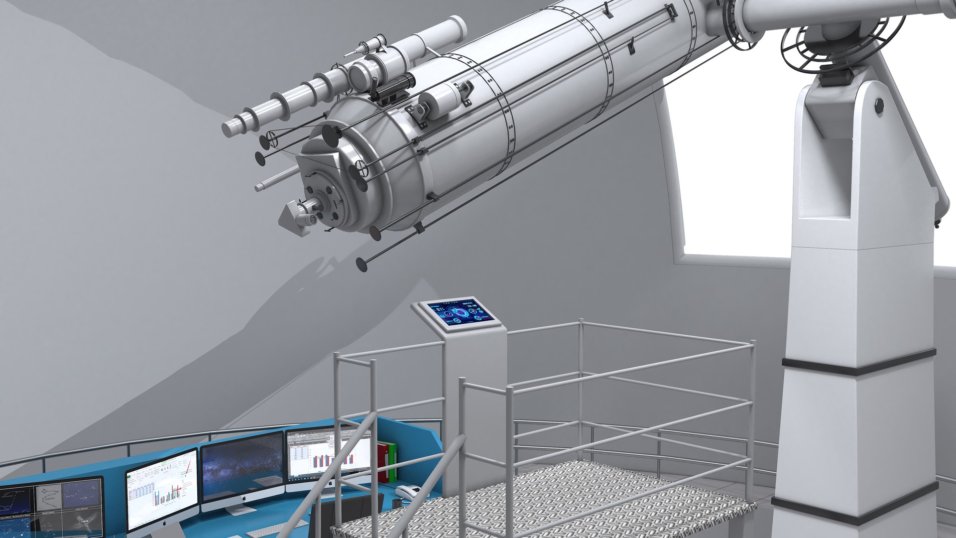 Observatory And Radio Telescope 3D Models Collection 3D Model ...