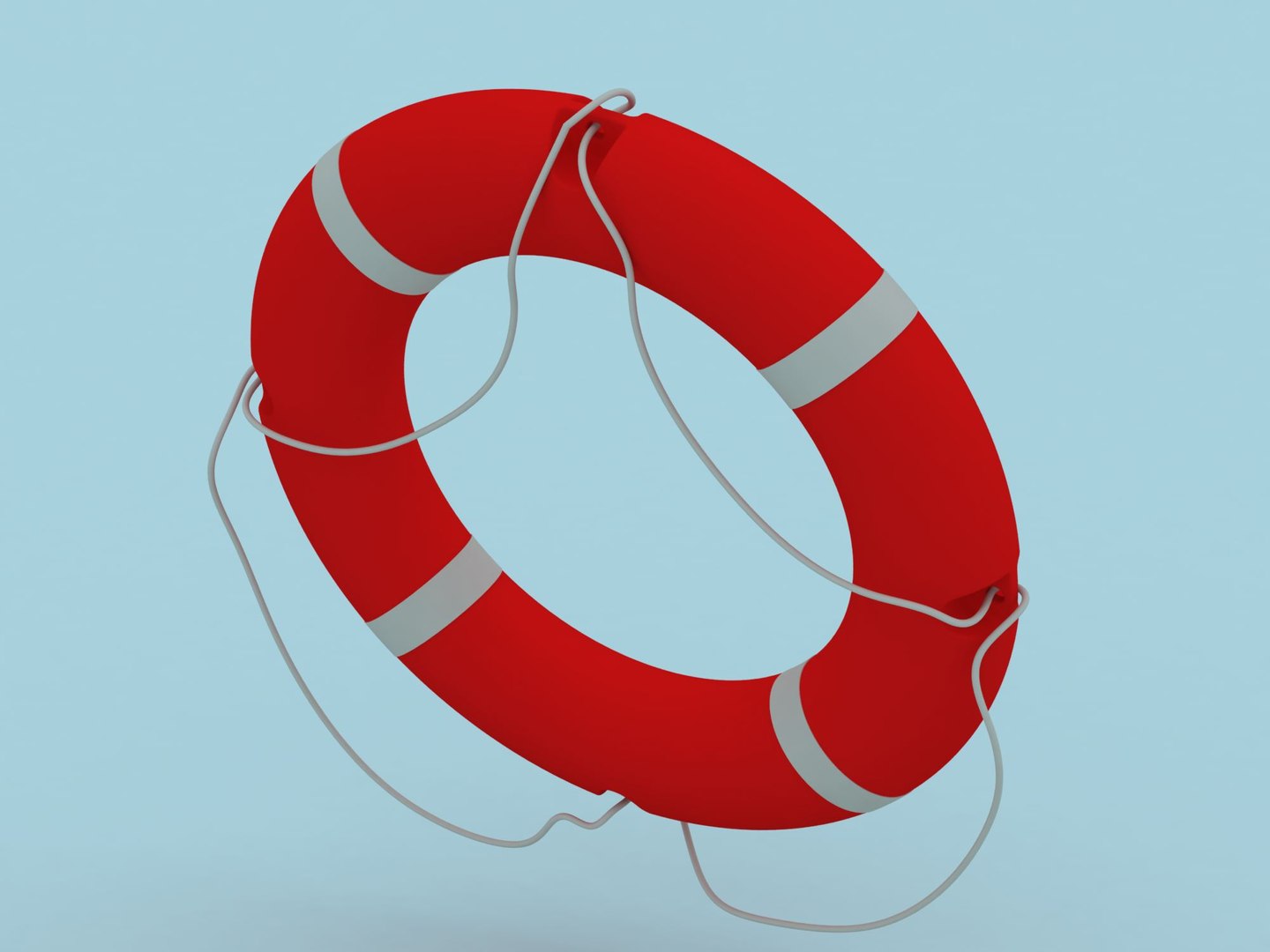 3d Buoy Life Lifebuoy Model